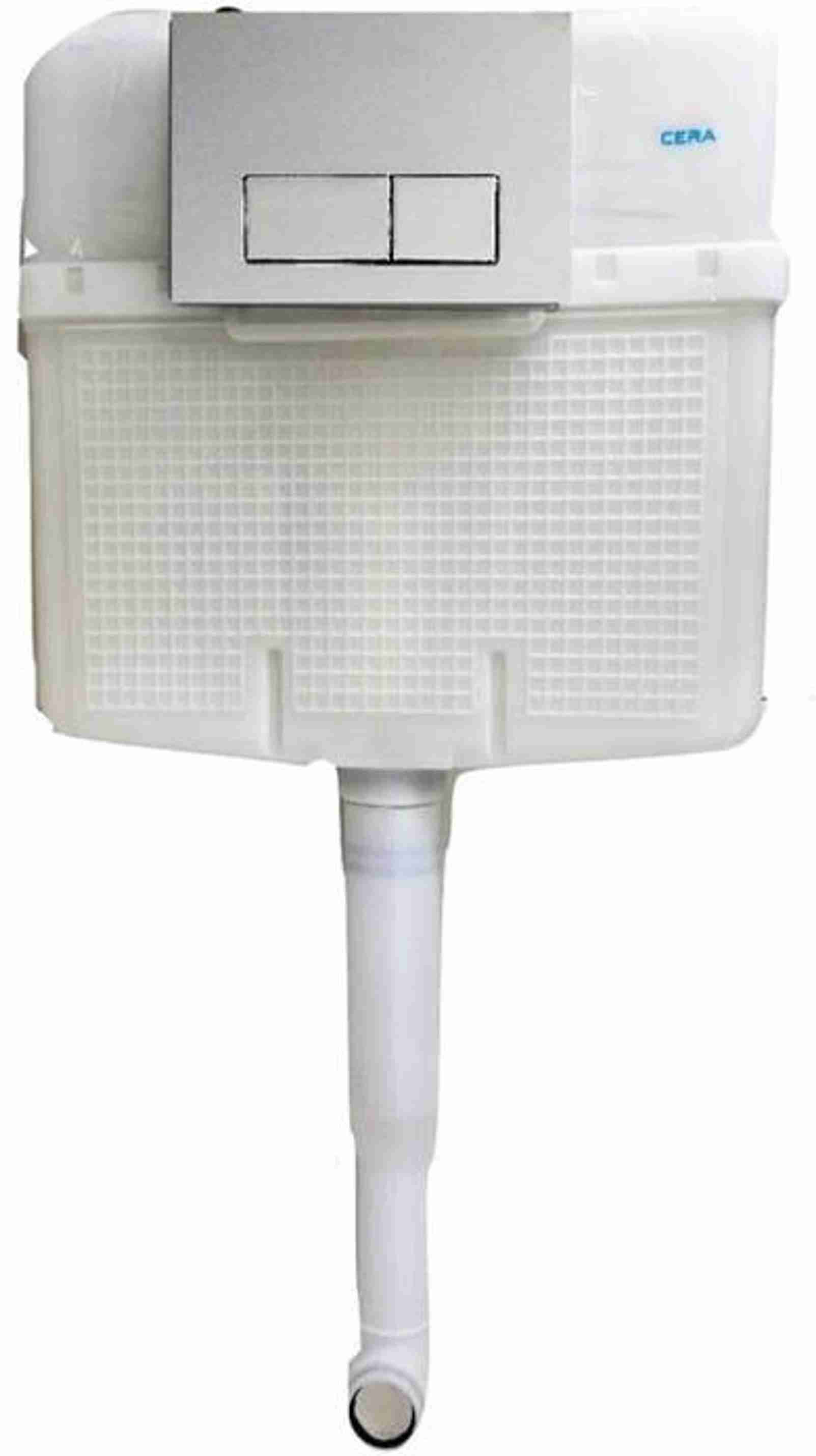 CERA Cisterns - CHERON B1110101 Concealed Cistern Slim Flush Tank with ...