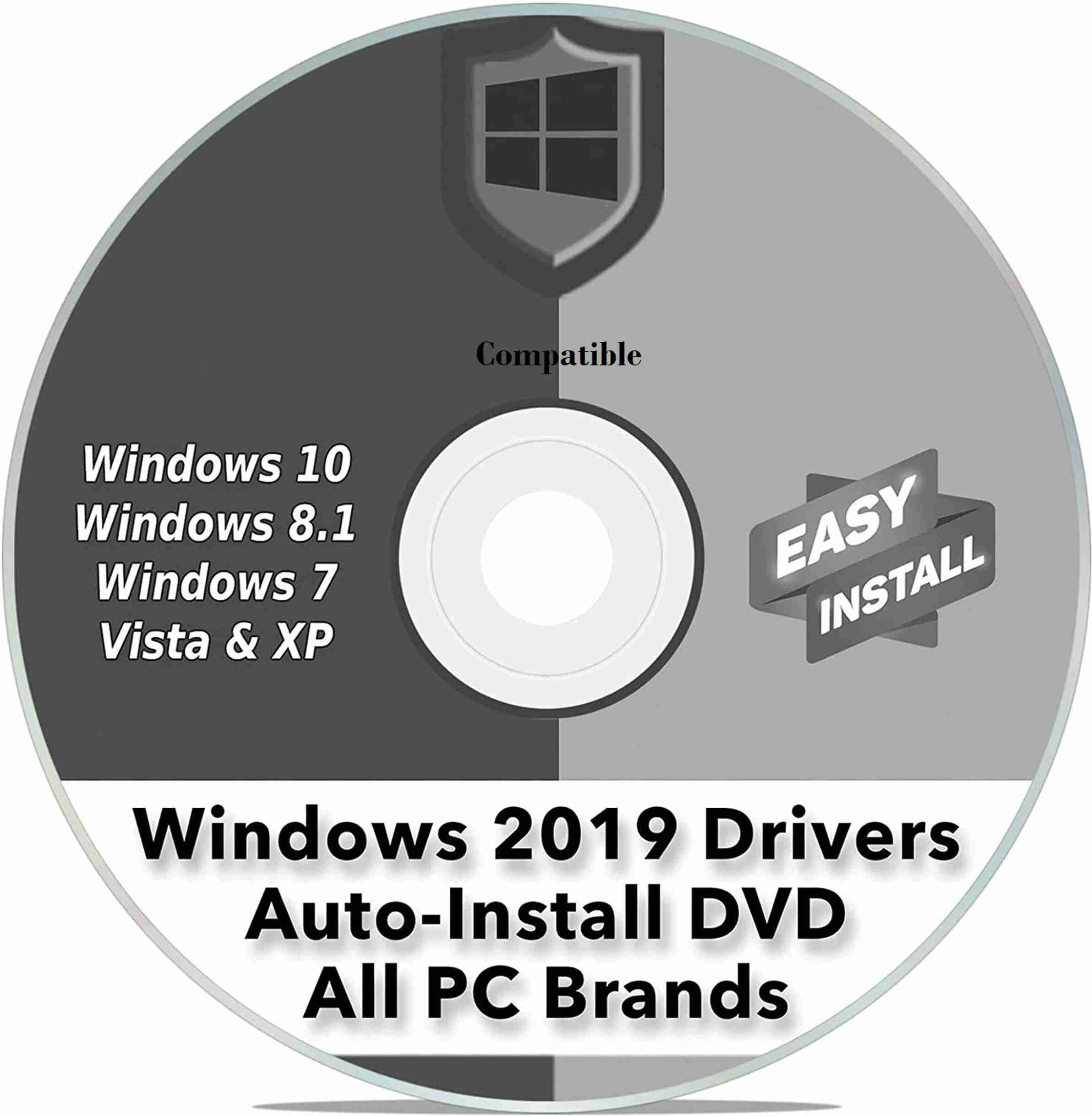 COMPATIBLE DVD for Windows Driver Installation Automatic Install ...