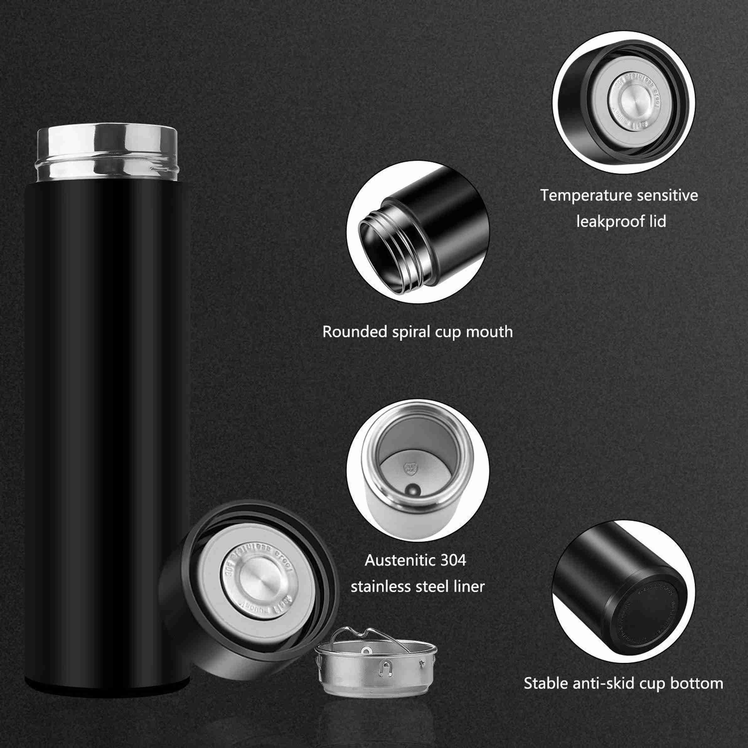 FYTNESS by Smart Cup Smart Flask with Active Temperature Sensing ...