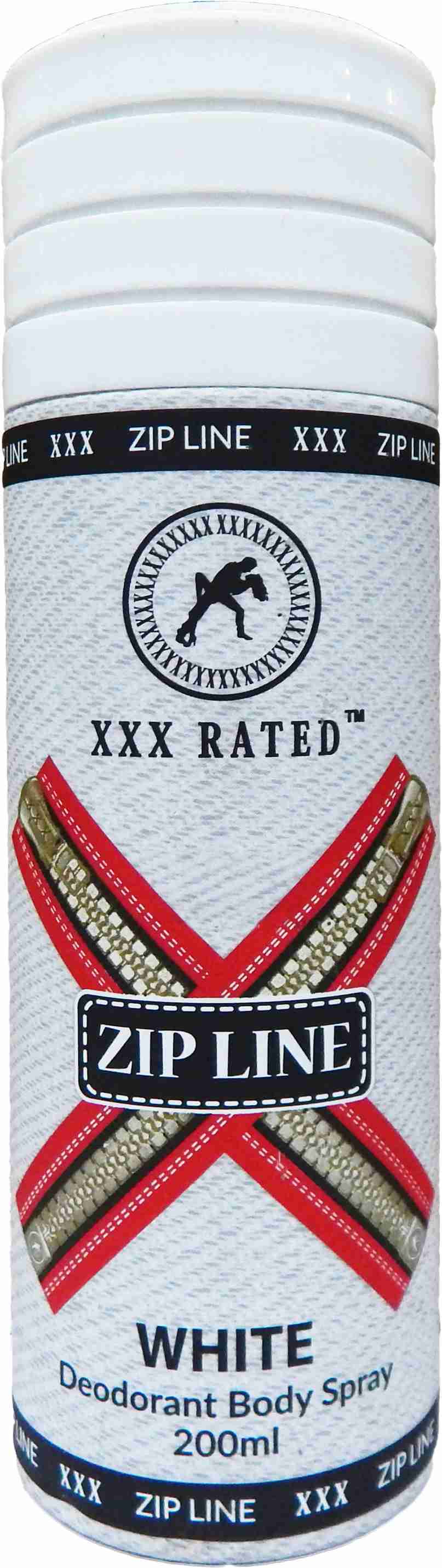 XXX Rated Zipline White Naughty & Dirty Combo Deodorant Spray - For Men ...