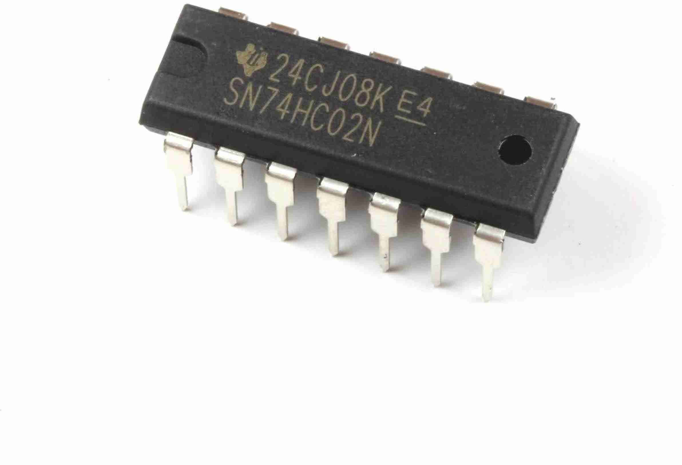 Hira Electronic 74HC02 7402 IC NOR Gate Logic Gate, 2 Input, 5.2 mA, 2 ...