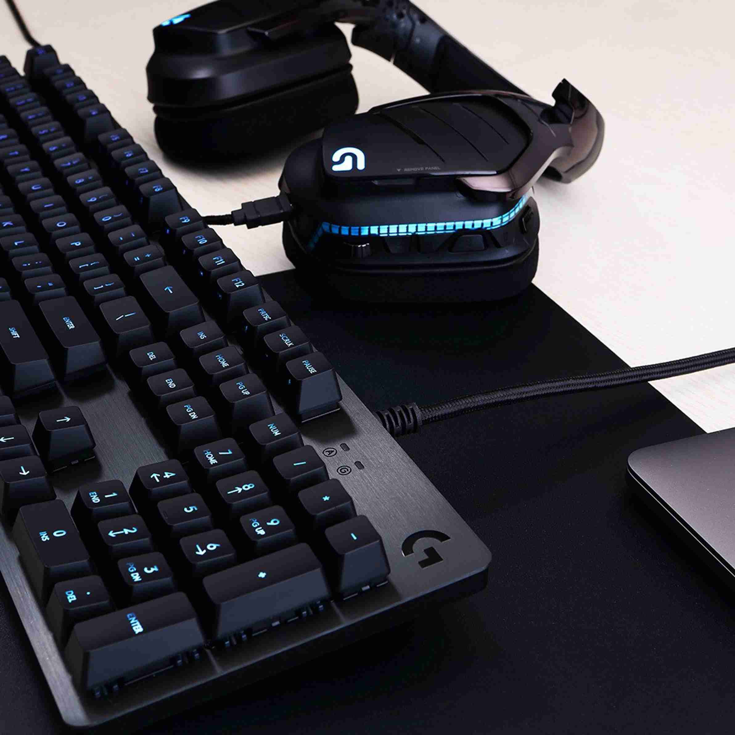 Logitech G512/Mechanical, RGB Lightsync Backlit Keys, GX Brown Tactile ...