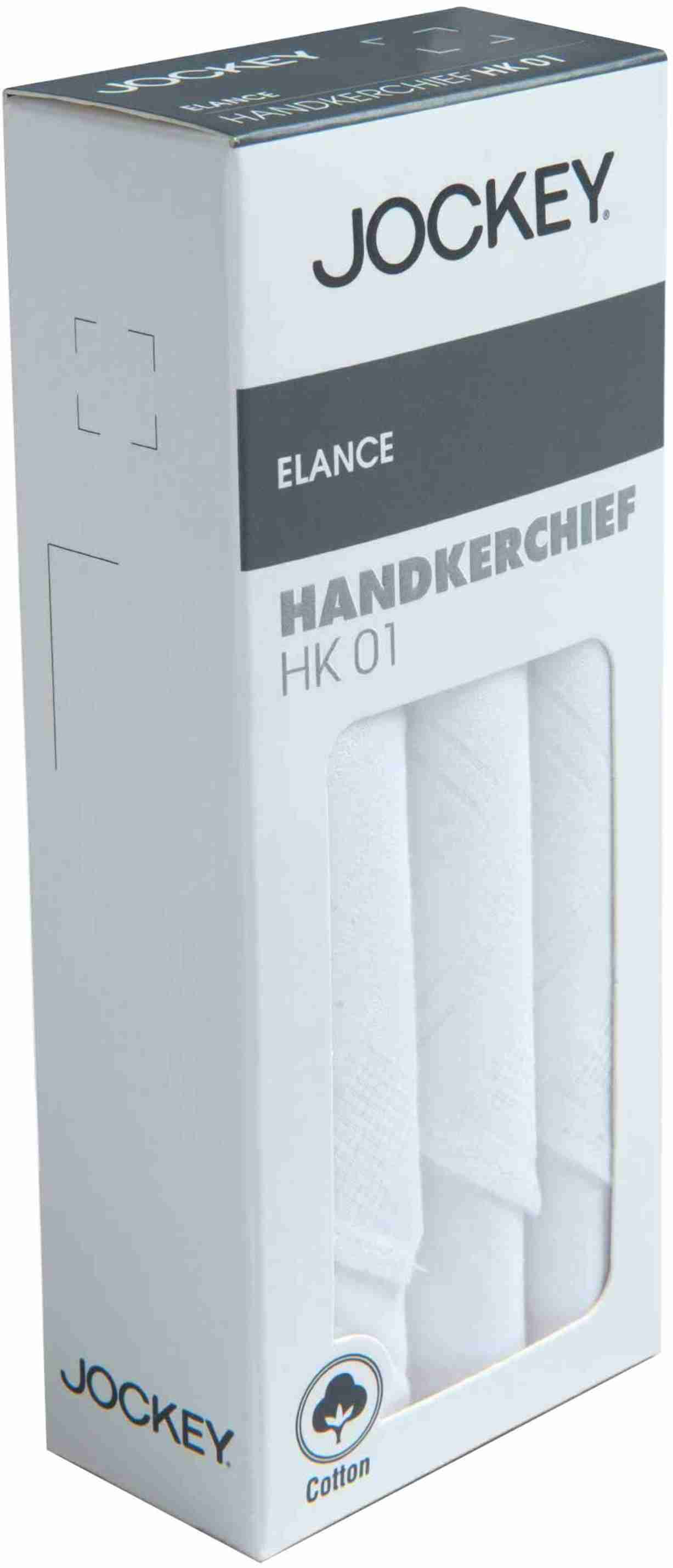 JOCKEY HK01 Super Combed Cotton ["White"] Handkerchief - Buy JOCKEY ...