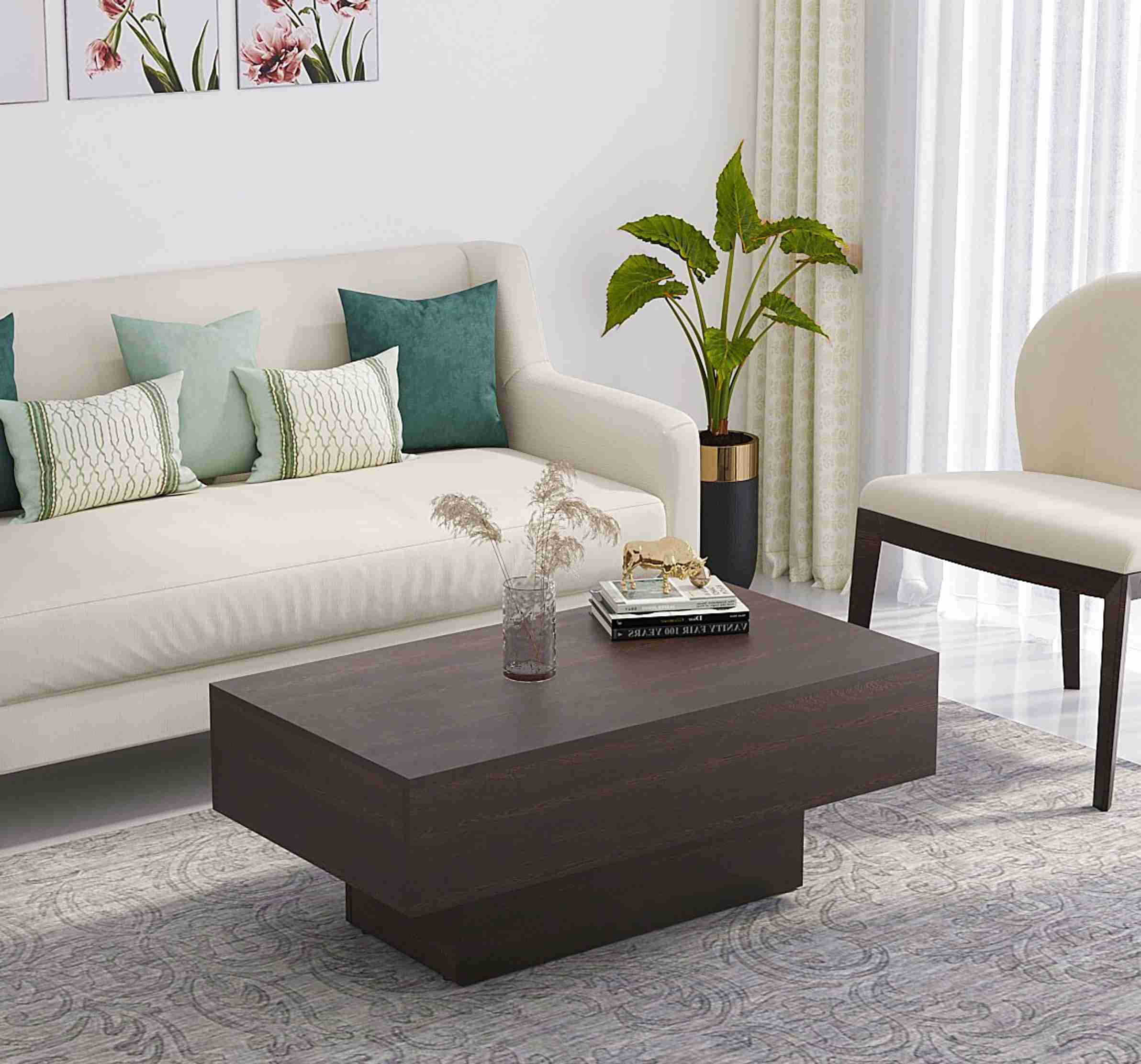 BLUEWUD Mido Coffee Center Sofa Teapoy Console Table for Sofa set ...