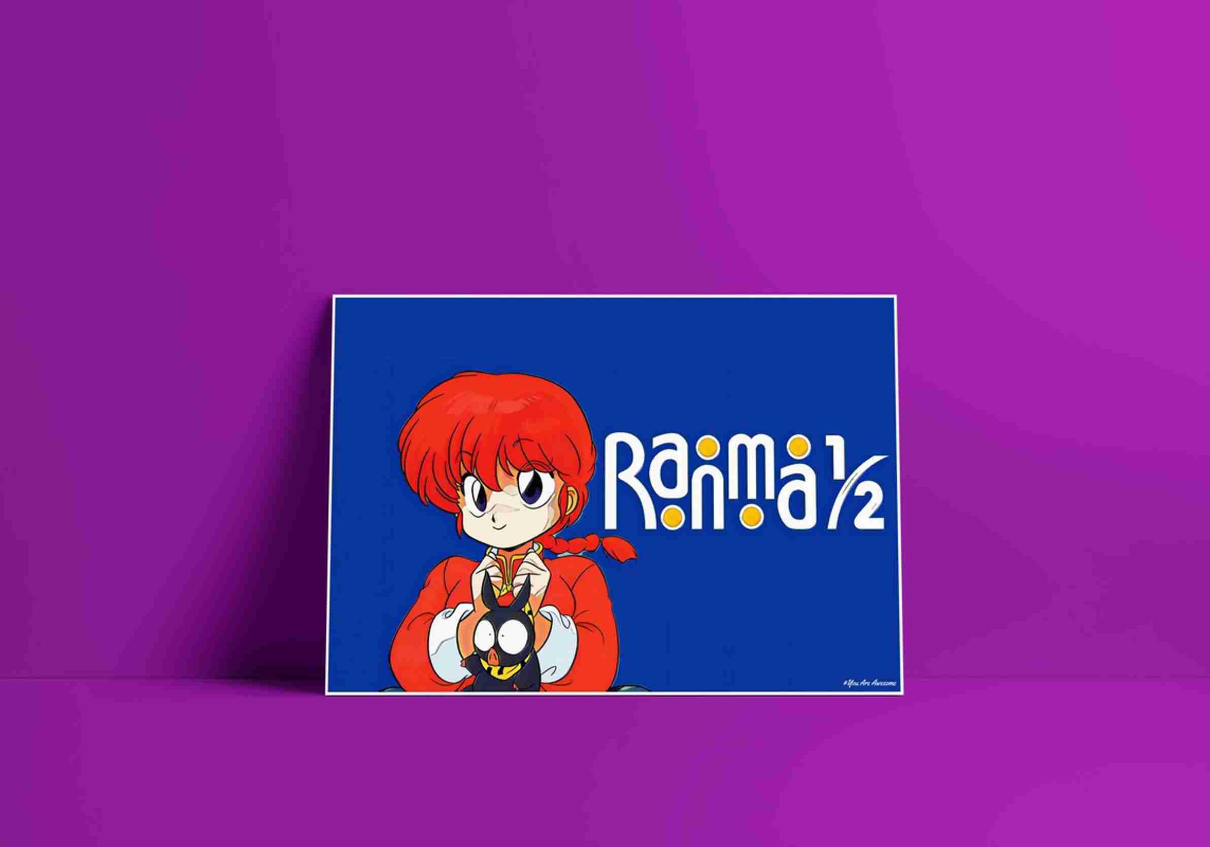Ranma ½ Anime Art Effect Poster 2 (18inchx12inch) Photographic Paper ...