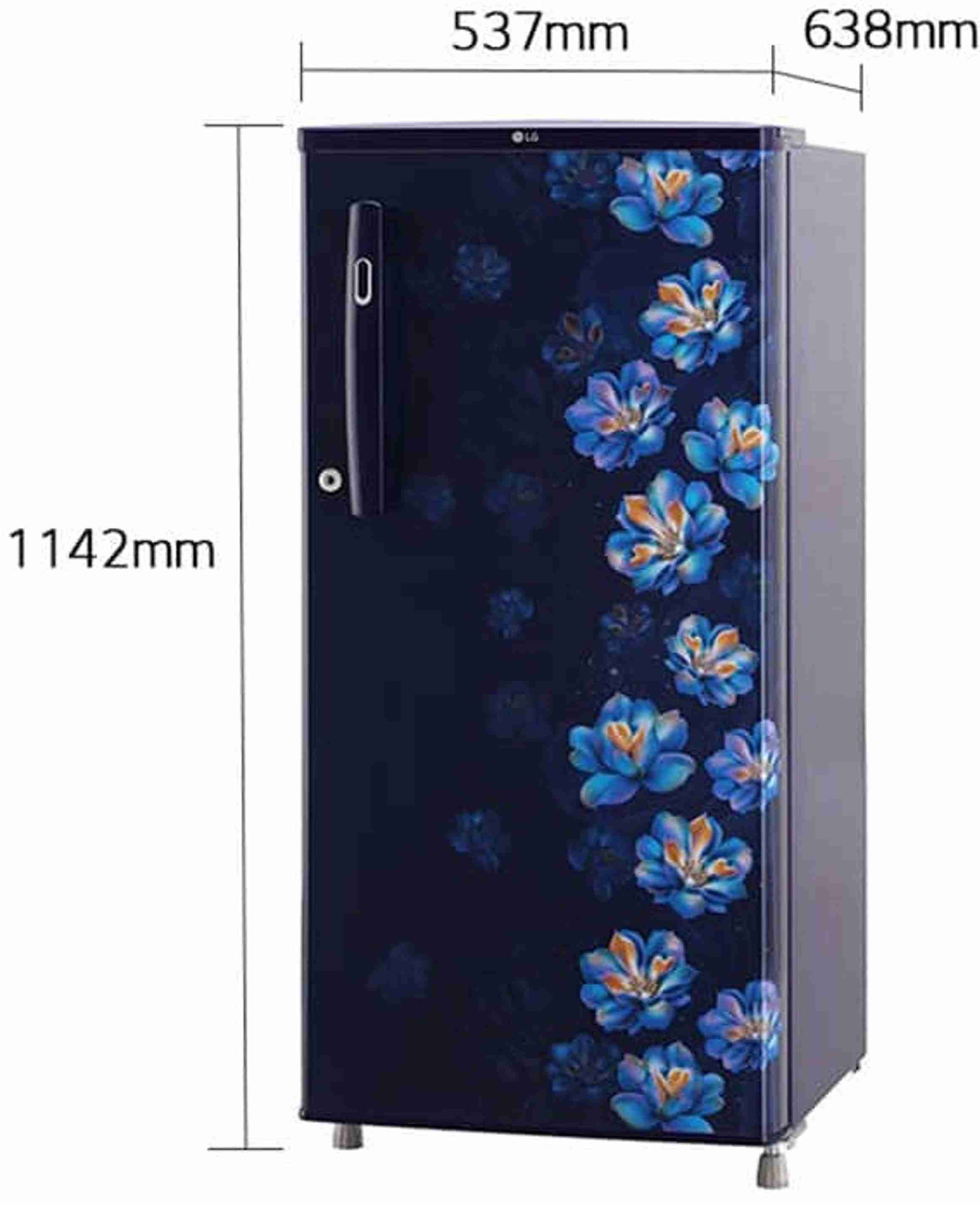 LG 185 L Direct Cool Single Door 1 Star Refrigerator Online at Best ...