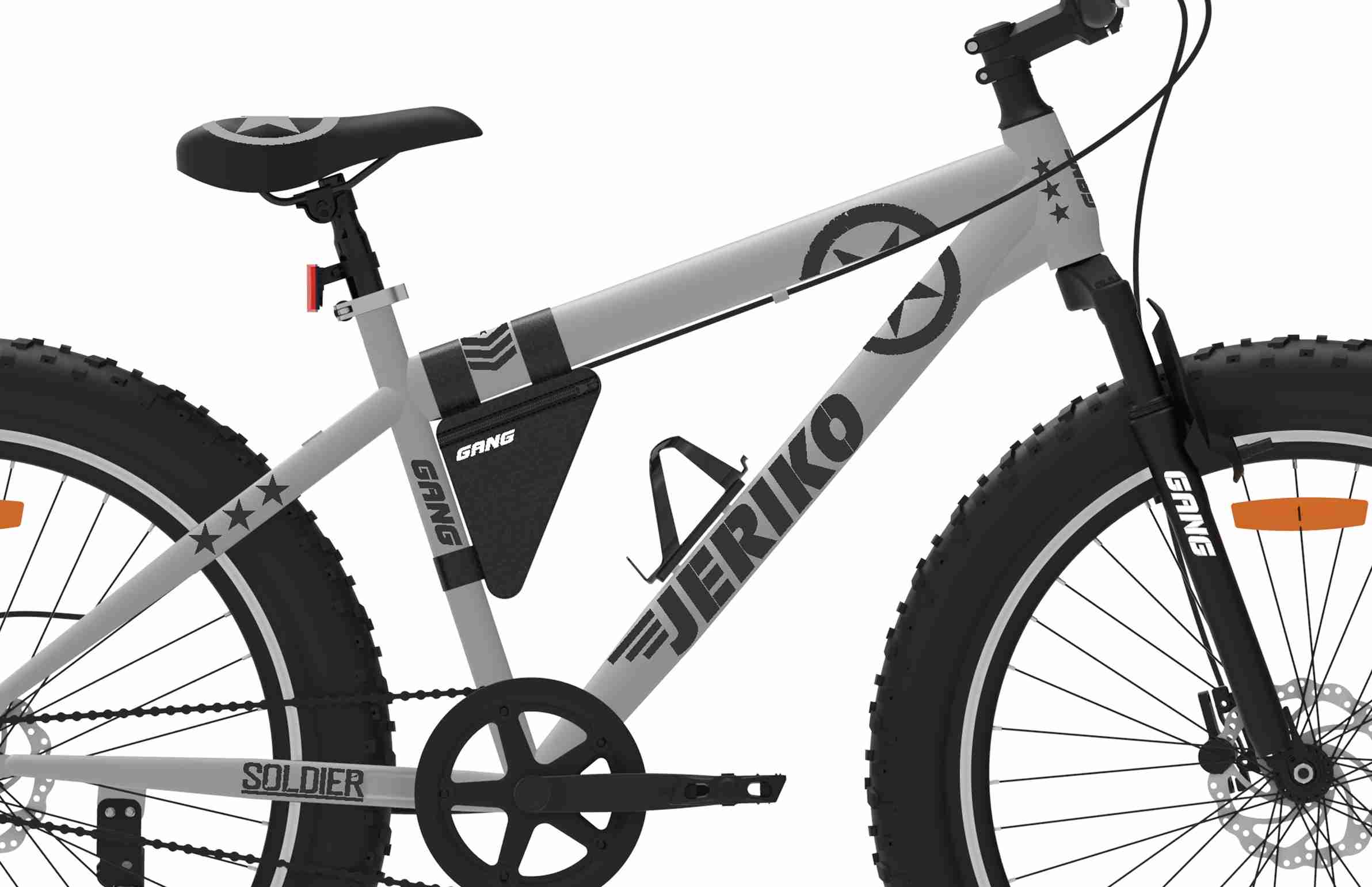 GANG JERIKO|FRONT SUSPENSION| SEMI FAT TYRES 26 * 3.0|Dual Disc Brakes ...