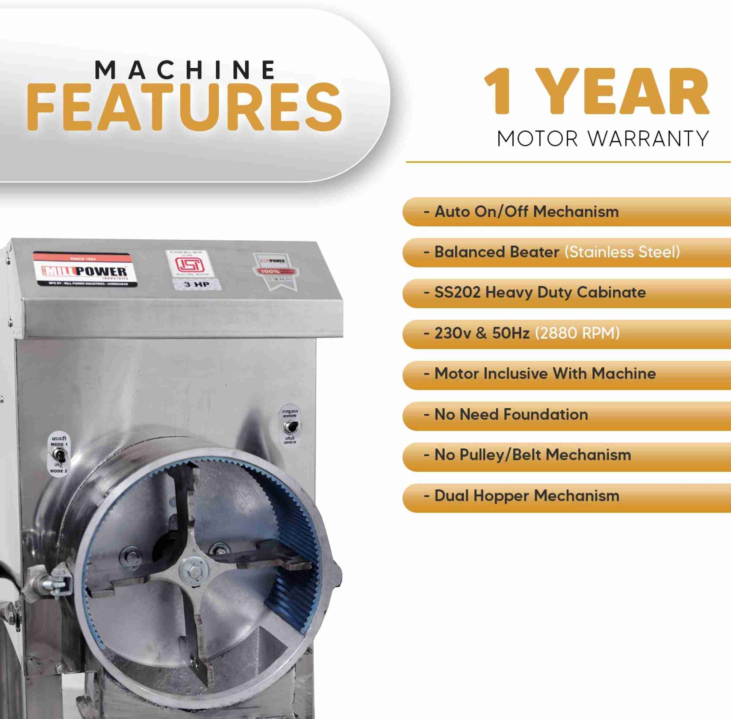 MILL POWER SINCE 1983 - Export Quality Atta Chakki For Small Business ...
