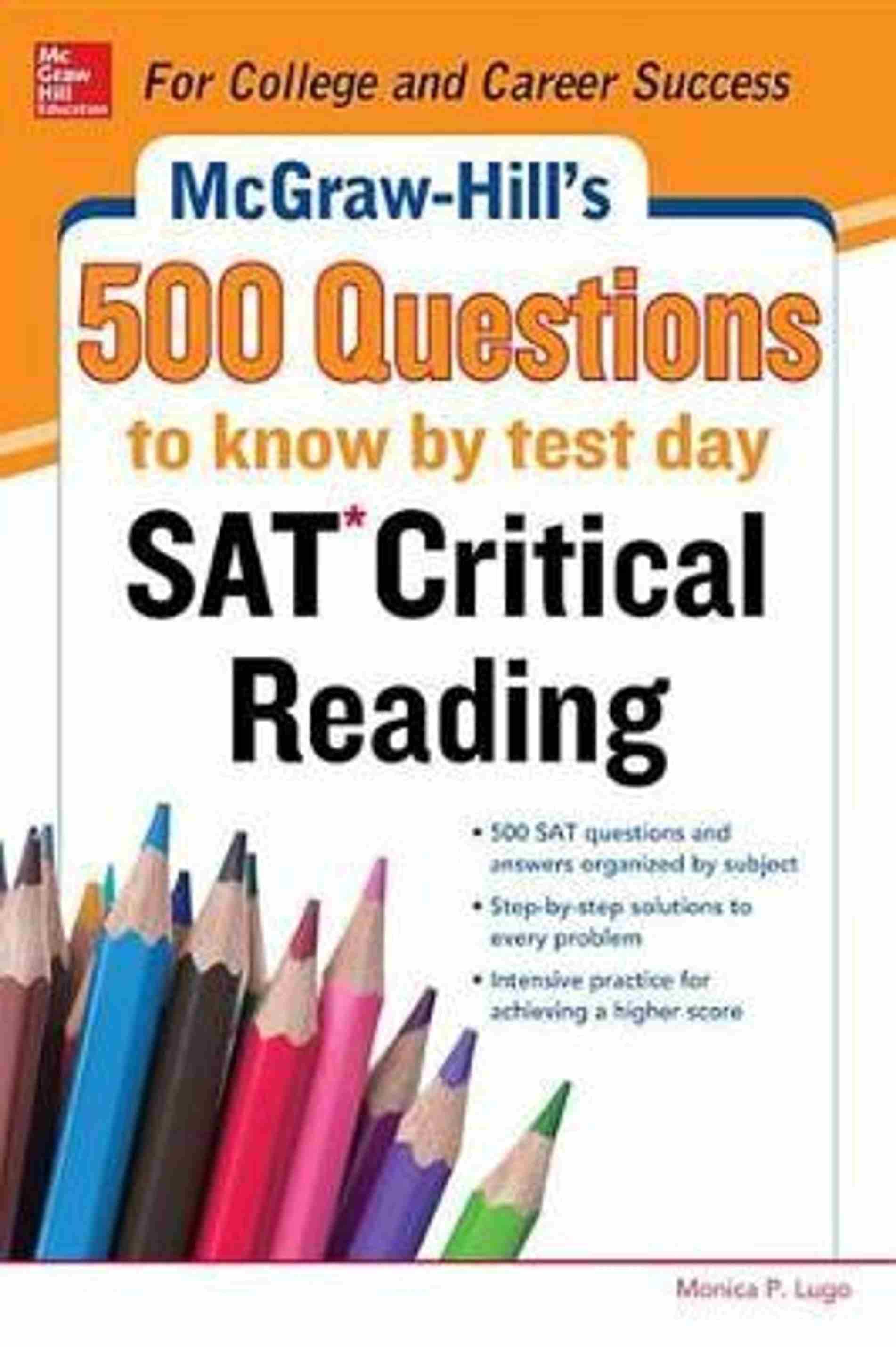 McGraw-Hill's 500 SAT Critical Reading Questions to Know by Test Day ...