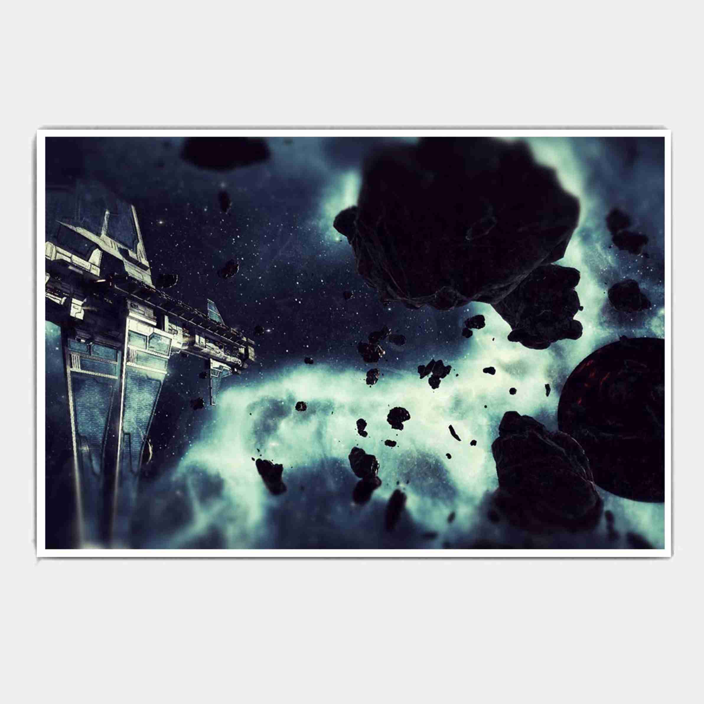 space debris jumbo size poster Paper Print - Abstract posters in India ...