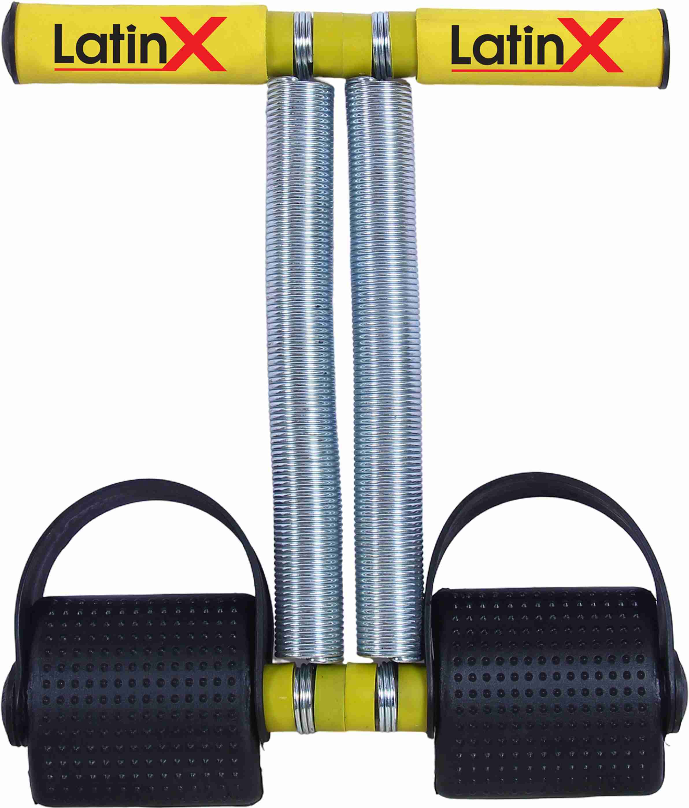 LatinX Double Steel Yellow AB Exerciser with Tonning Tube Ab Exerciser ...