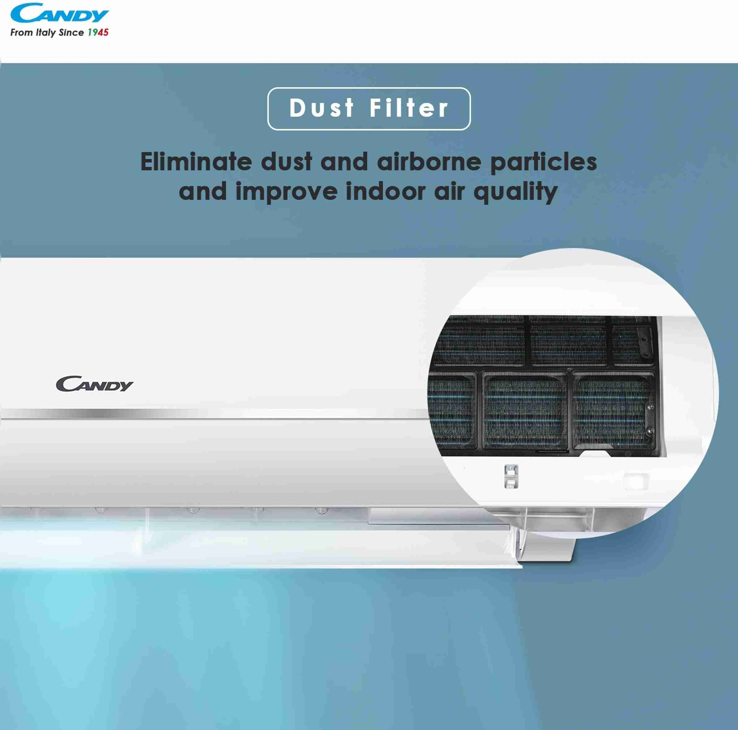 Flipkart.com | Buy CANDY 2023 Model 1 Ton 4 Star Split Inverter AC ...