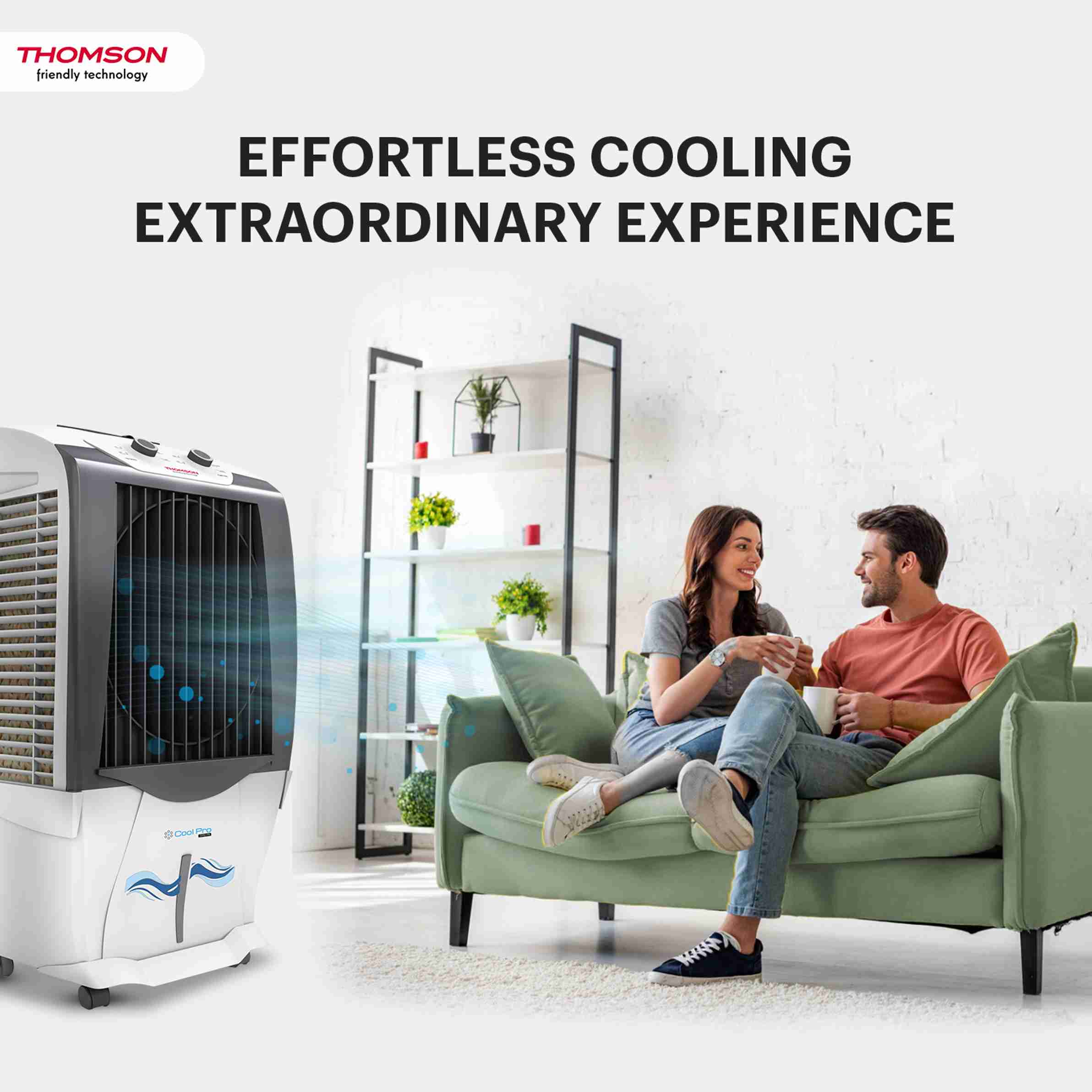 Thomson 75 L Desert Air Cooler with Smart Cool Technology and Honeycomb ...
