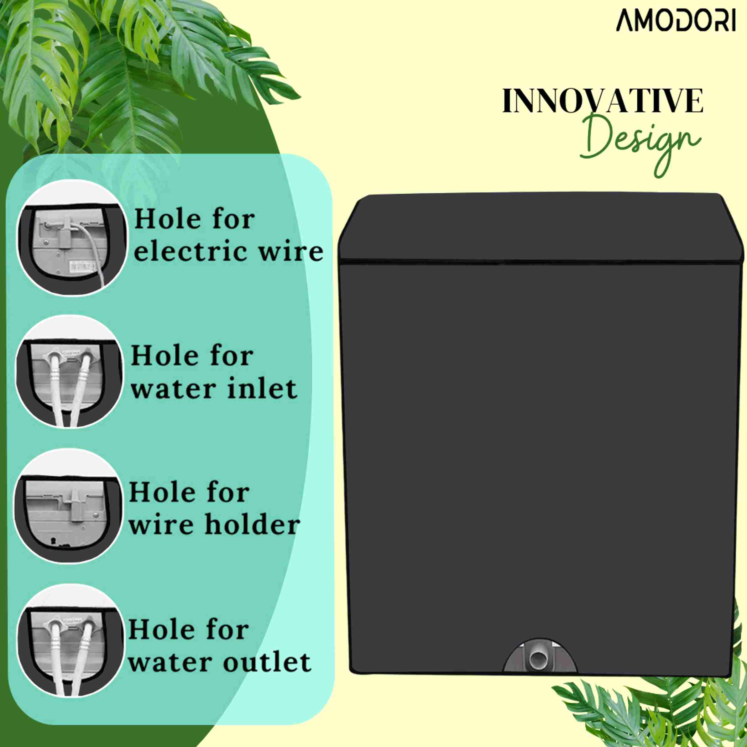 Amodori Semi-Automatic Washing Machine Cover for 7 to 8 Kg Price in ...