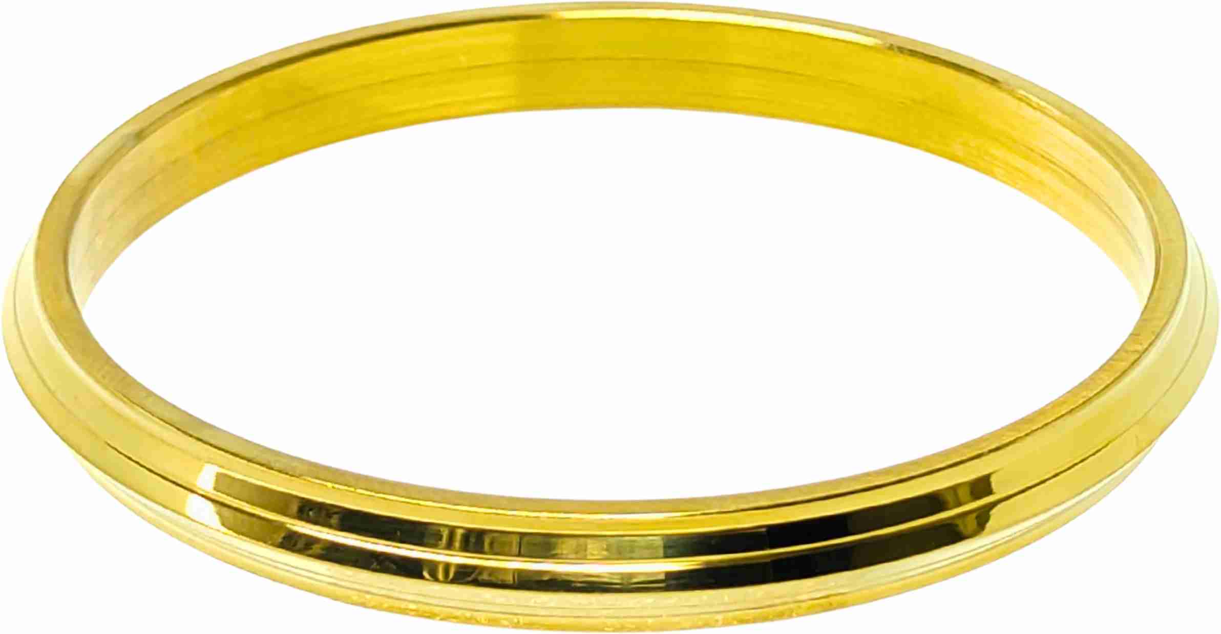 G-SKRD Copper Cubic Zirconia Gold-plated Kada Price in India - Buy G ...