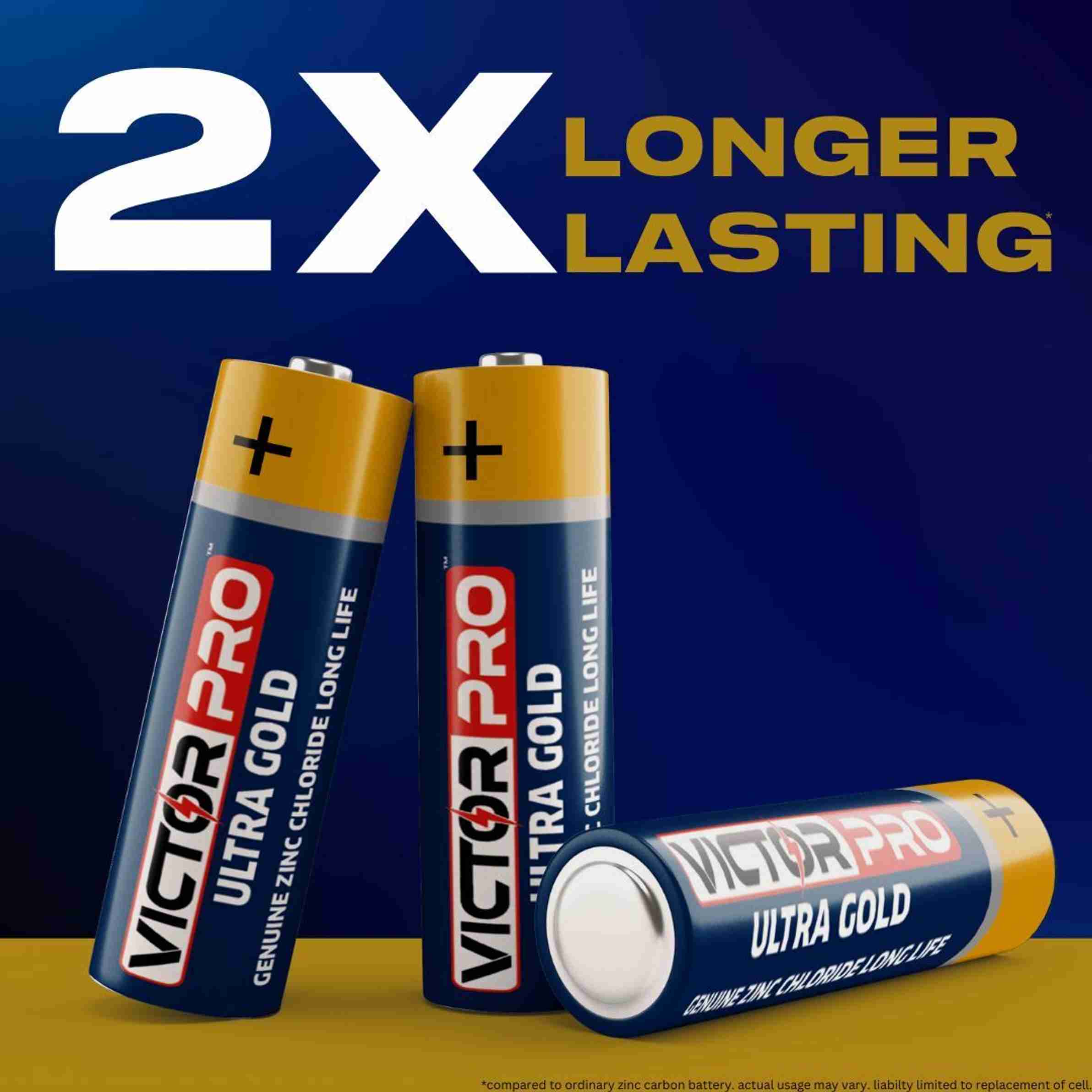 Victor Pro Ultra Gold AAA Extra Heavy Duty Battery - Victor Pro ...