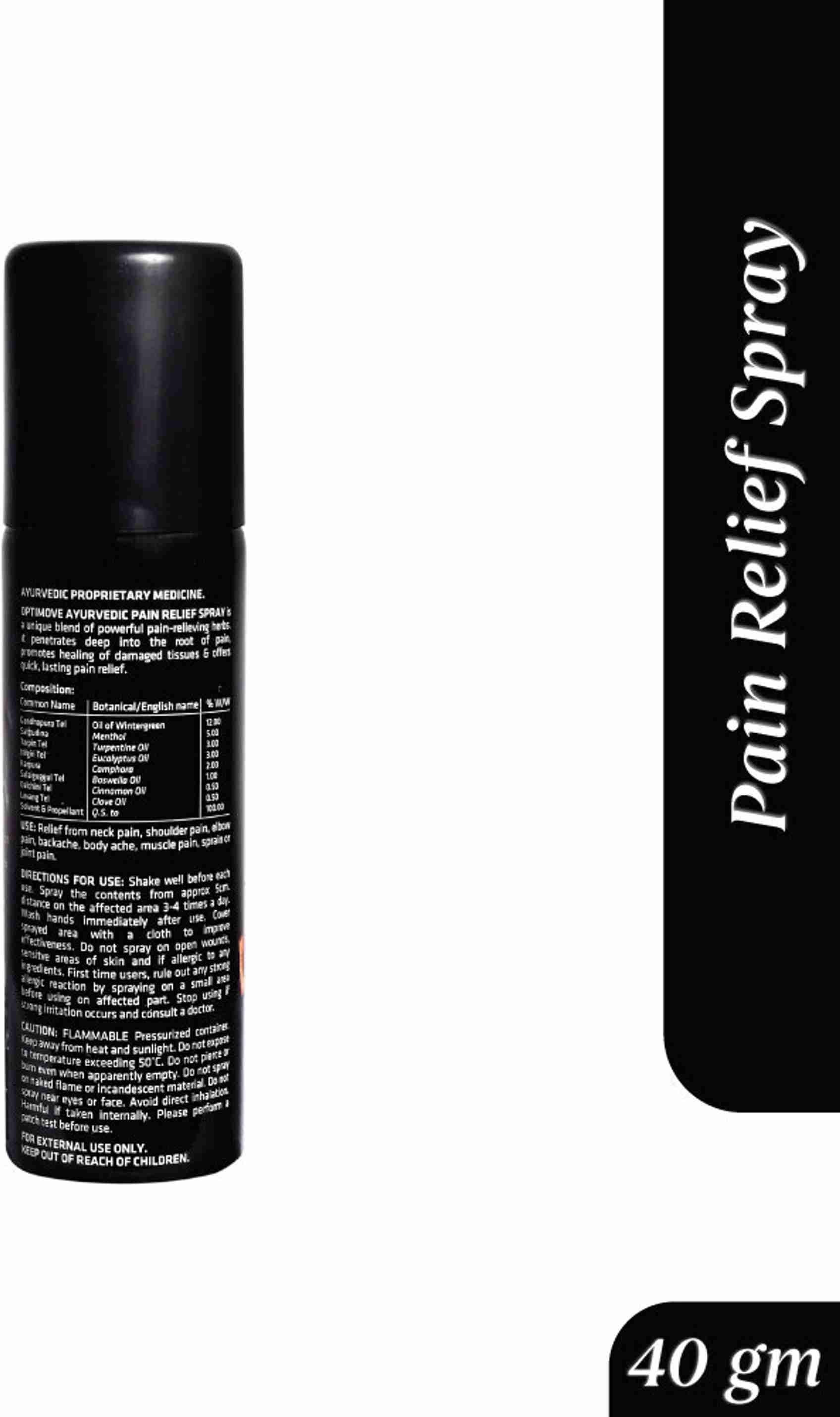 Forest Secrets Optimove Pain Relief Spray | Natural Muscle & Pain ...