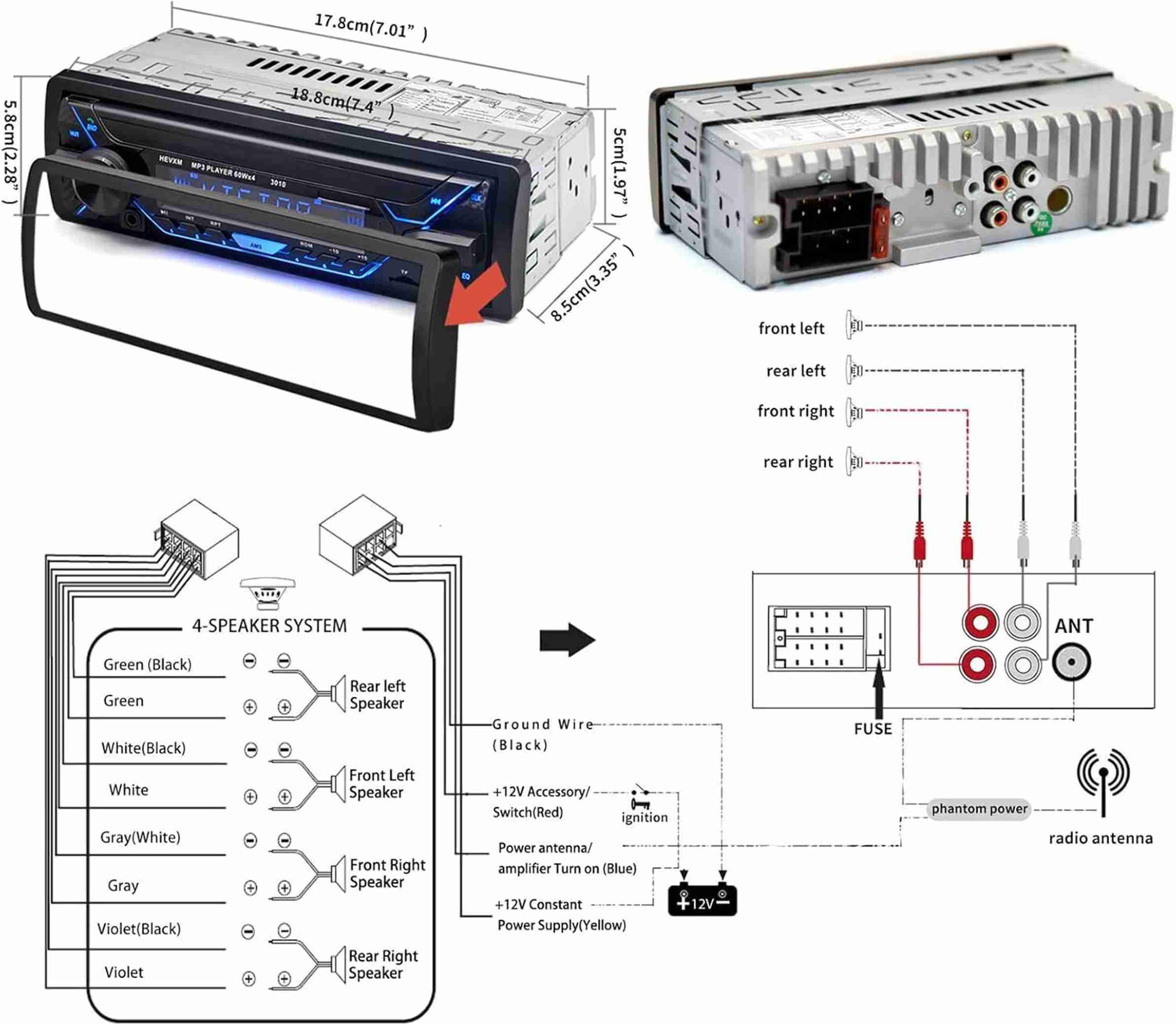Retails Gateway Pro+ DUAL USB Bluetooth Wireless Music System/USB/Phone ...