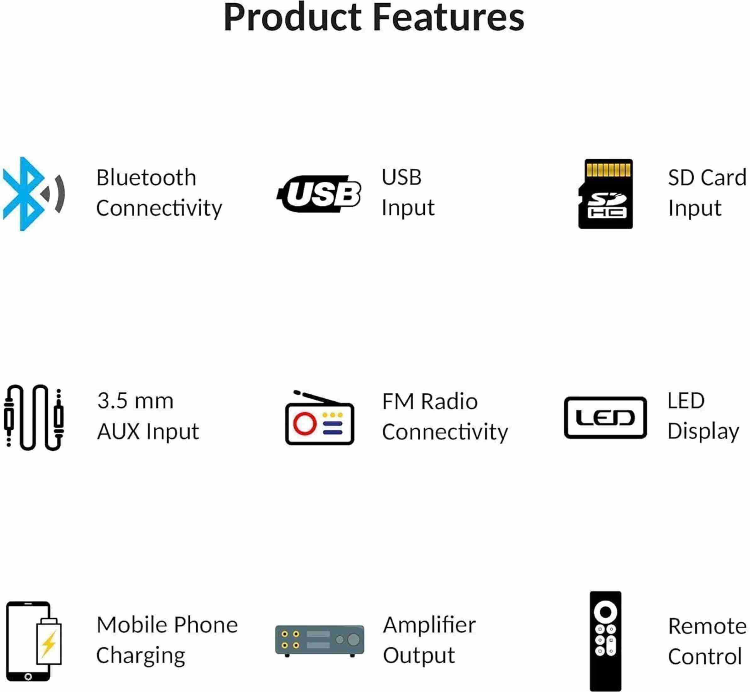 Genipap DUAL USB Pro+ Bluetooth Wireless Music System/USB/Remote/Phone ...