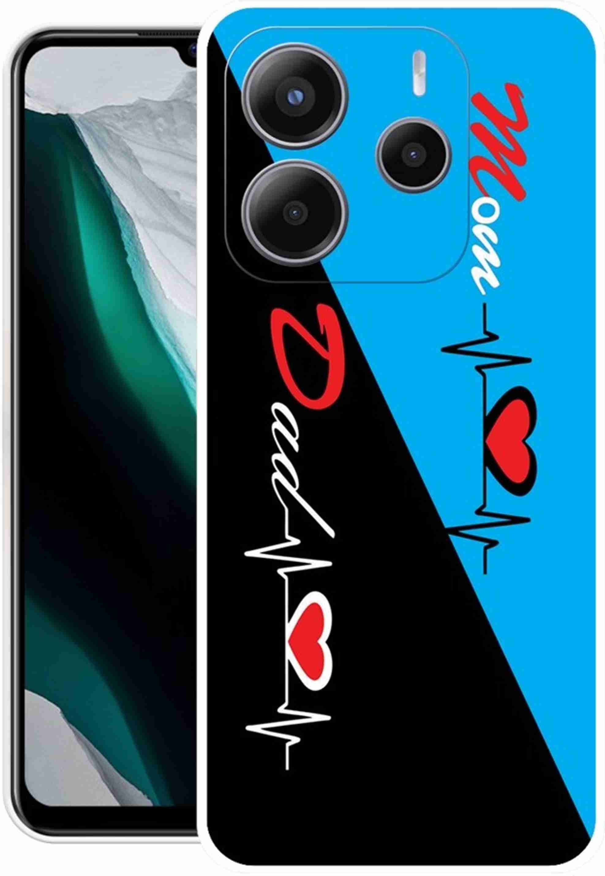 VS PRINT LINK Back Cover for Redmi Note 14 5G,24094RAD4I,MOM, DAD ...