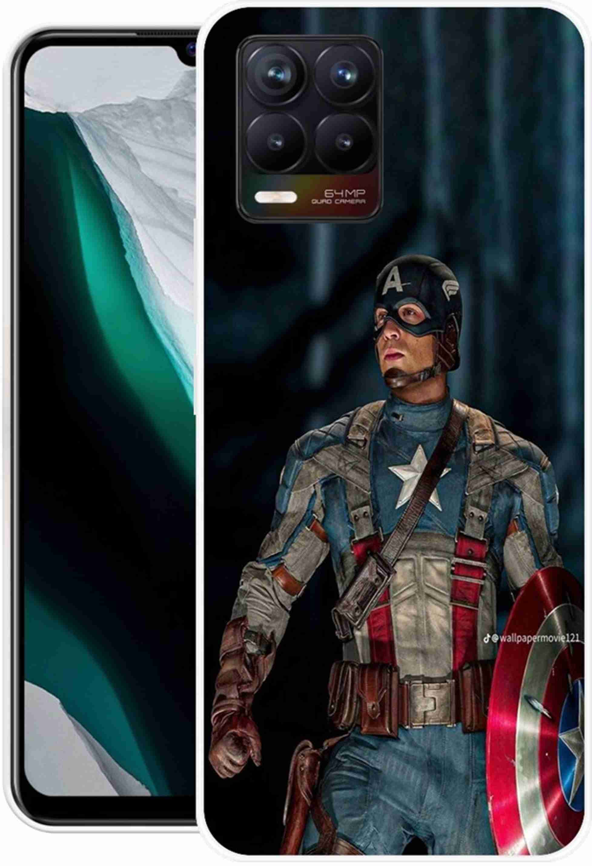 3D U PRINT Back Cover for Realme 8 4G,RMX3085, AVENGERS, AVENGER, COMIC ...