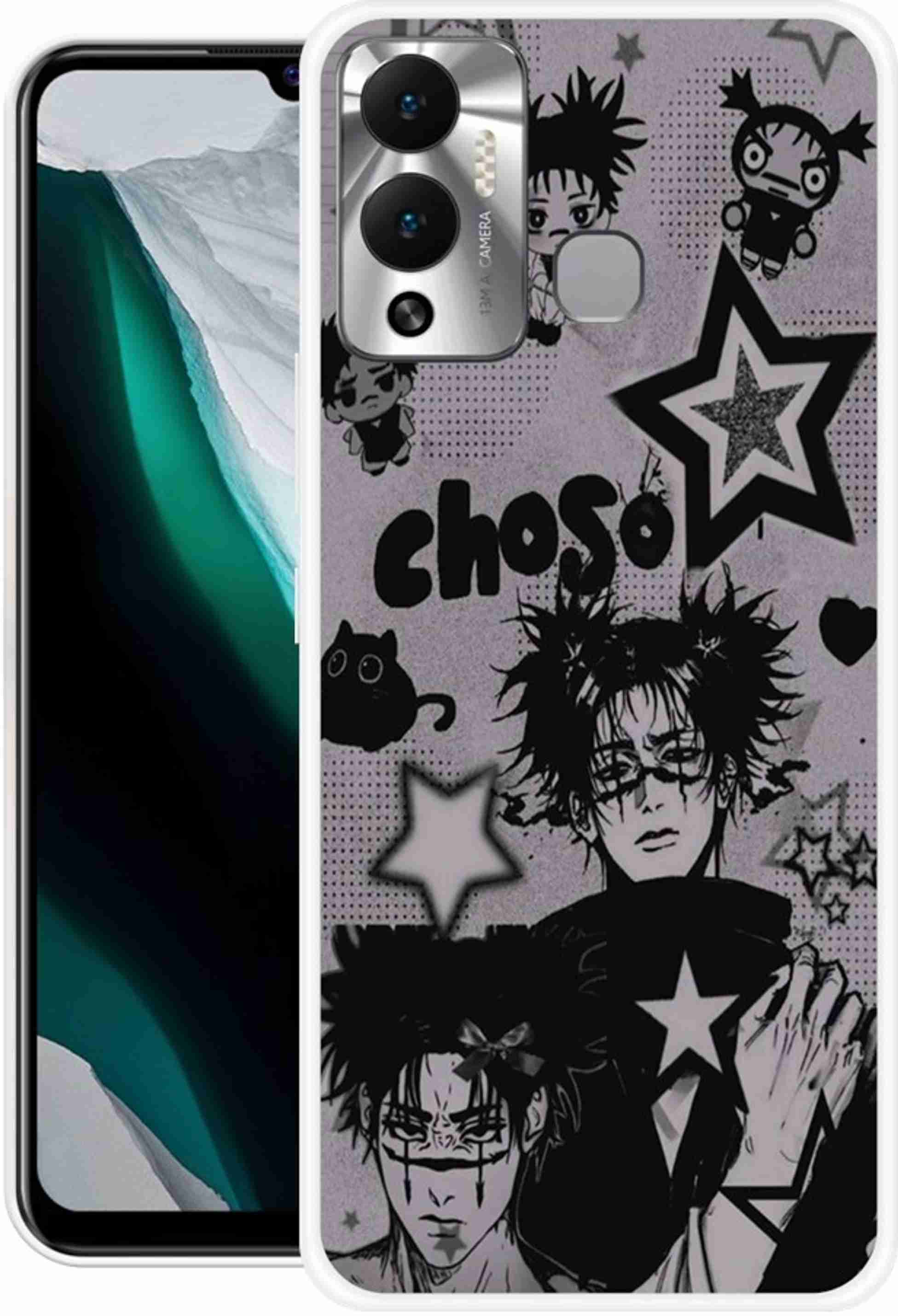 GRAFIQE Back Cover for Infinix Hot 12 Play CHOSO, ANIME, ART, JUJUTSU ...