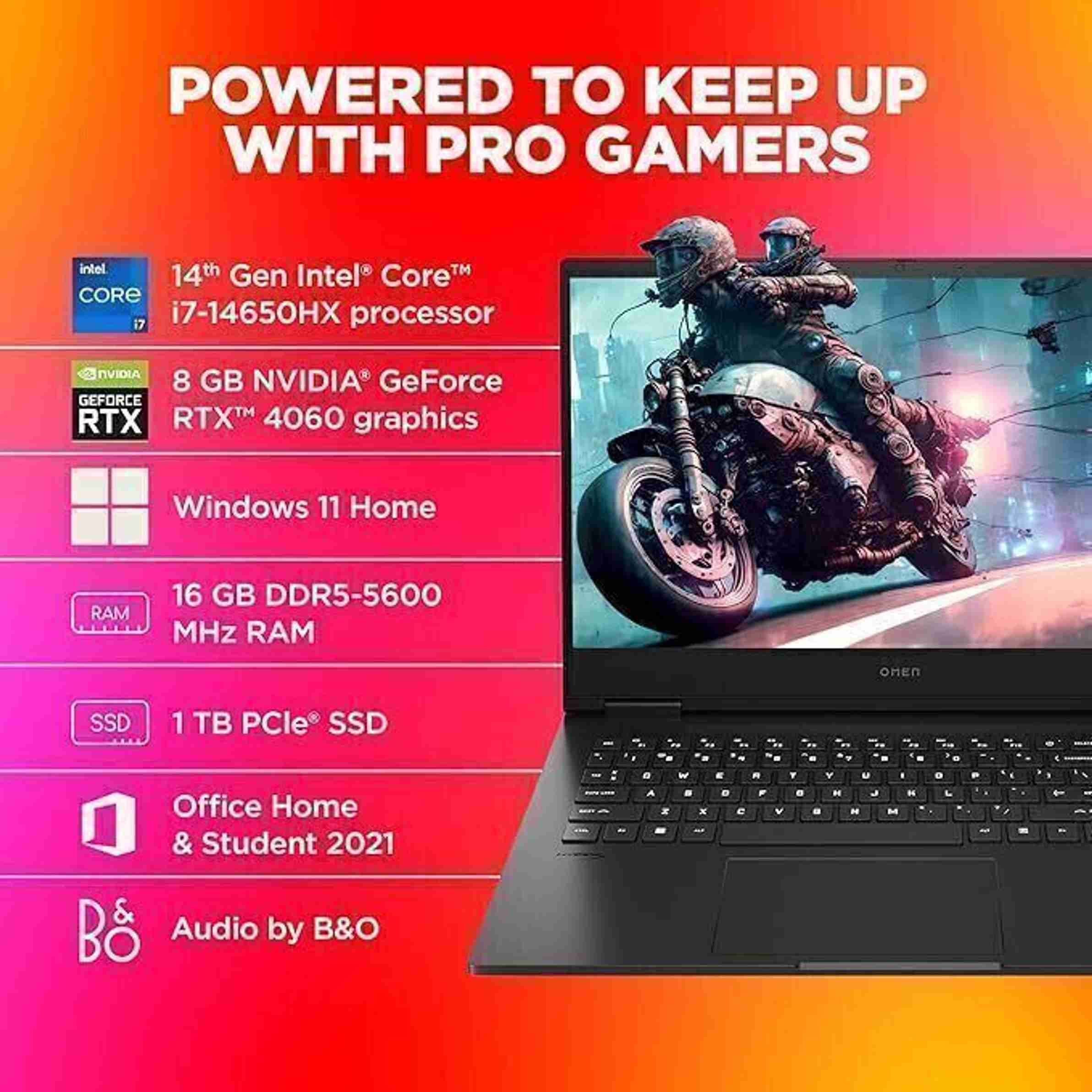HP OMEN Intel Core i7 14th Gen 14650HX - (16 GB/1 TB SSD/Windows 11 ...