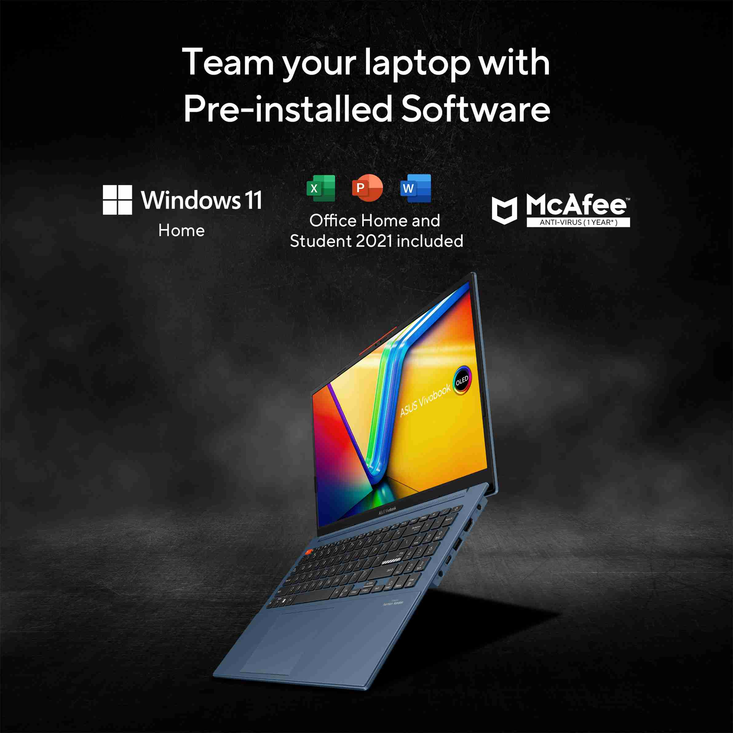 ASUS Vivobook S 15 OLED Intel EVO H-Series Intel Core i7 13th Gen ...