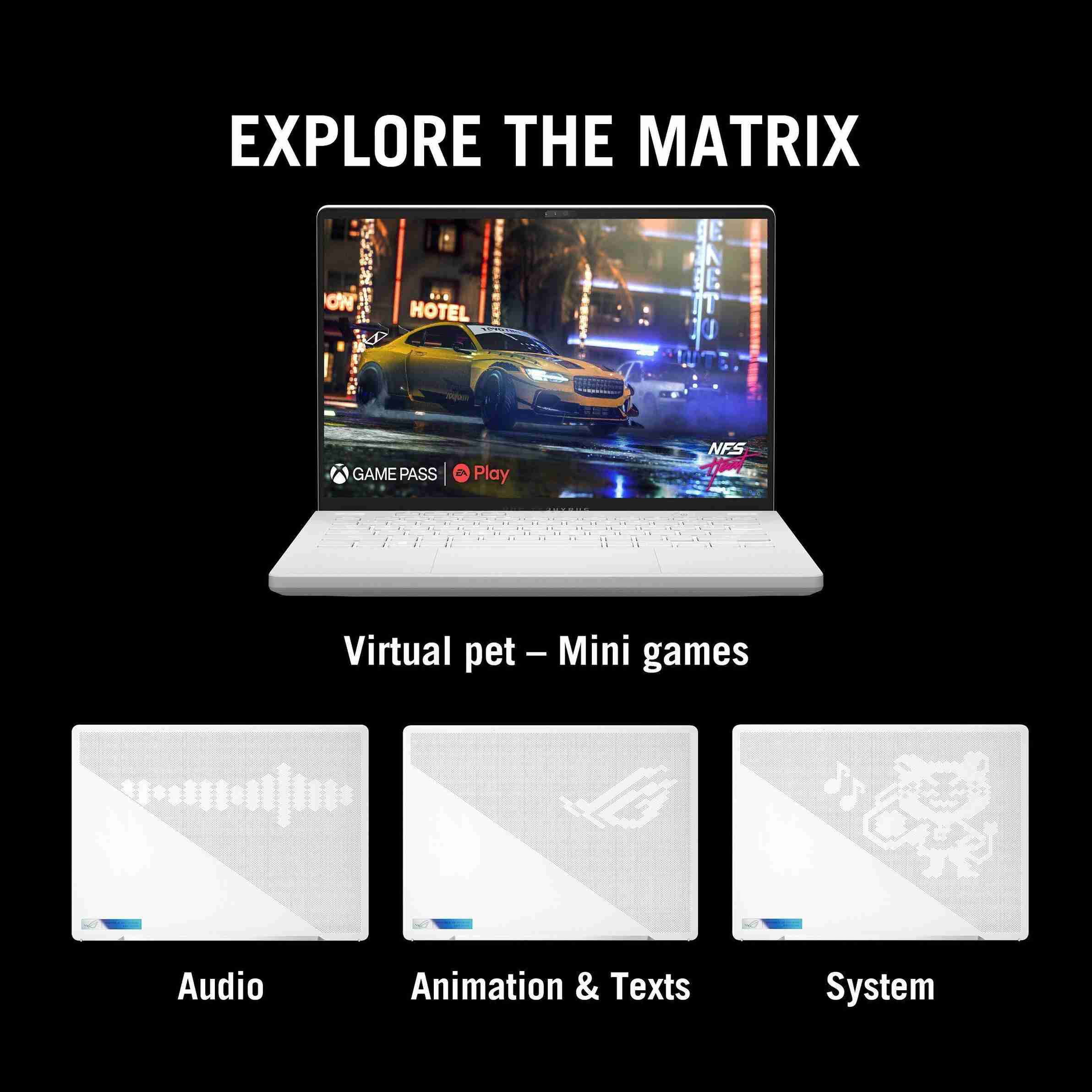 ASUS ROG Zephyrus G14 with 76WHr Battery, AI Powered AMD Ryzen 9 Octa ...