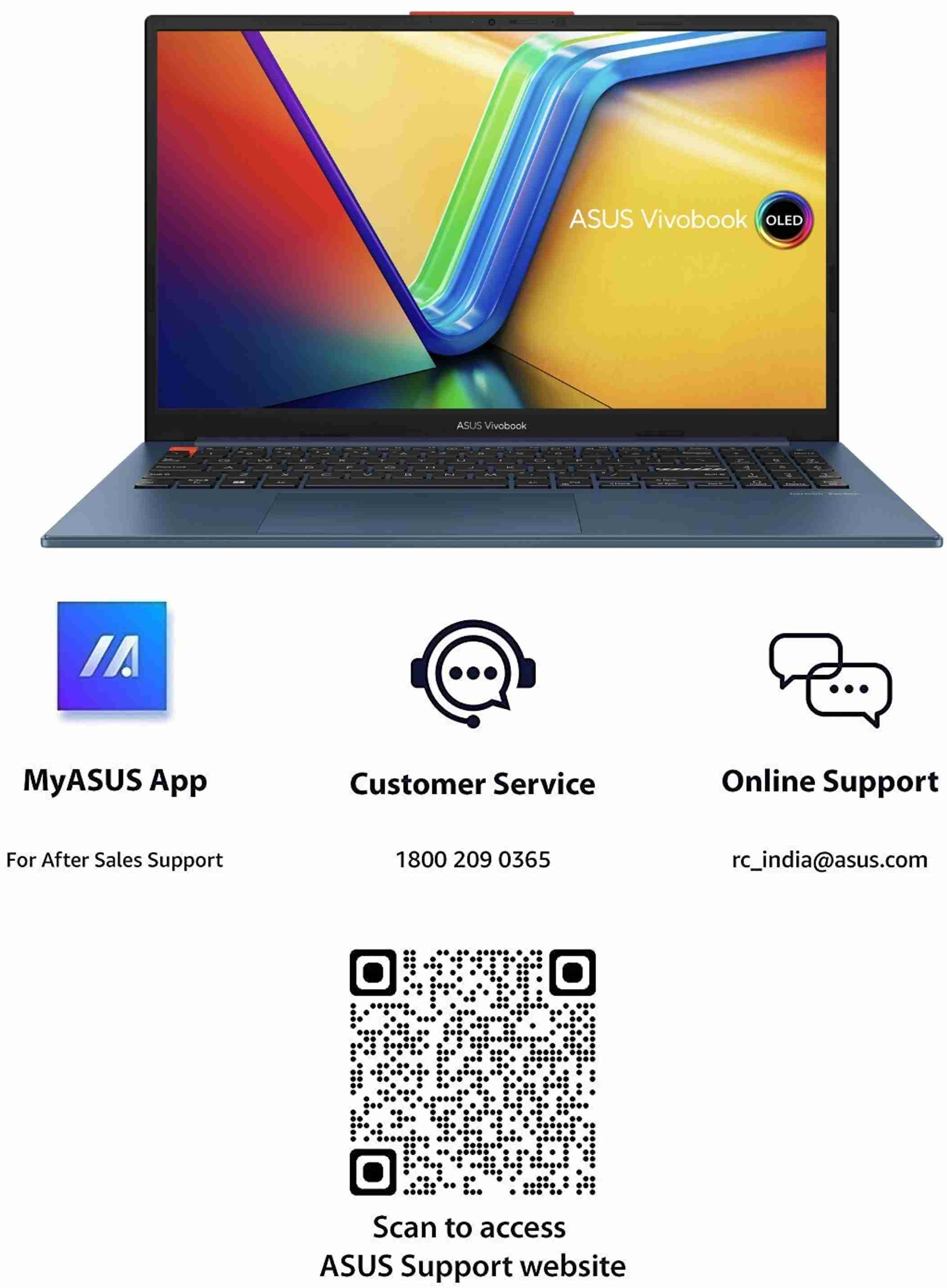 ASUS Vivobook S 15 OLED Intel EVO H-Series Intel Core i7 13th Gen ...