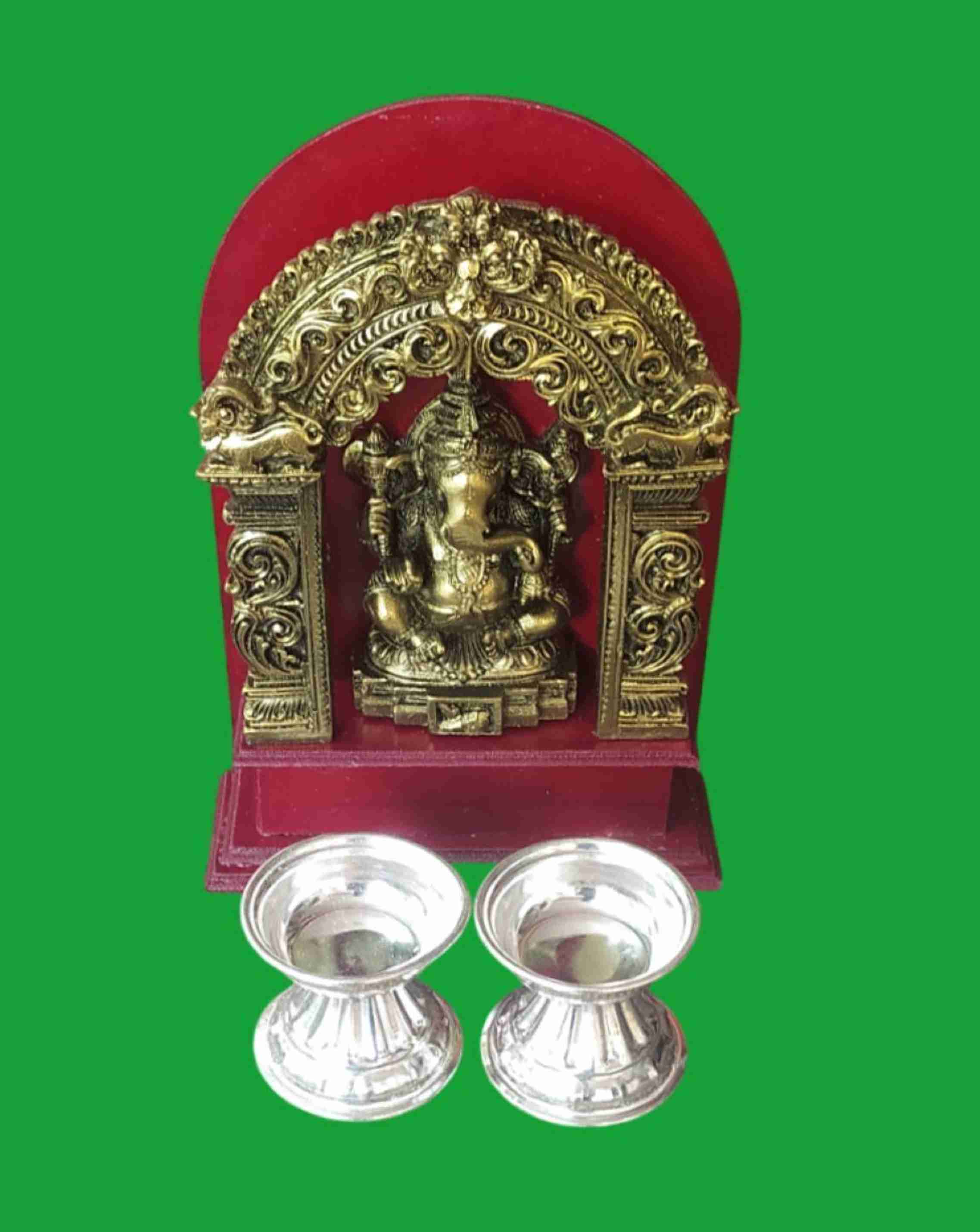 SujArta Diya Set / Deepam / Deepa Set, Premium Neelajan for Pooja Aarti ...