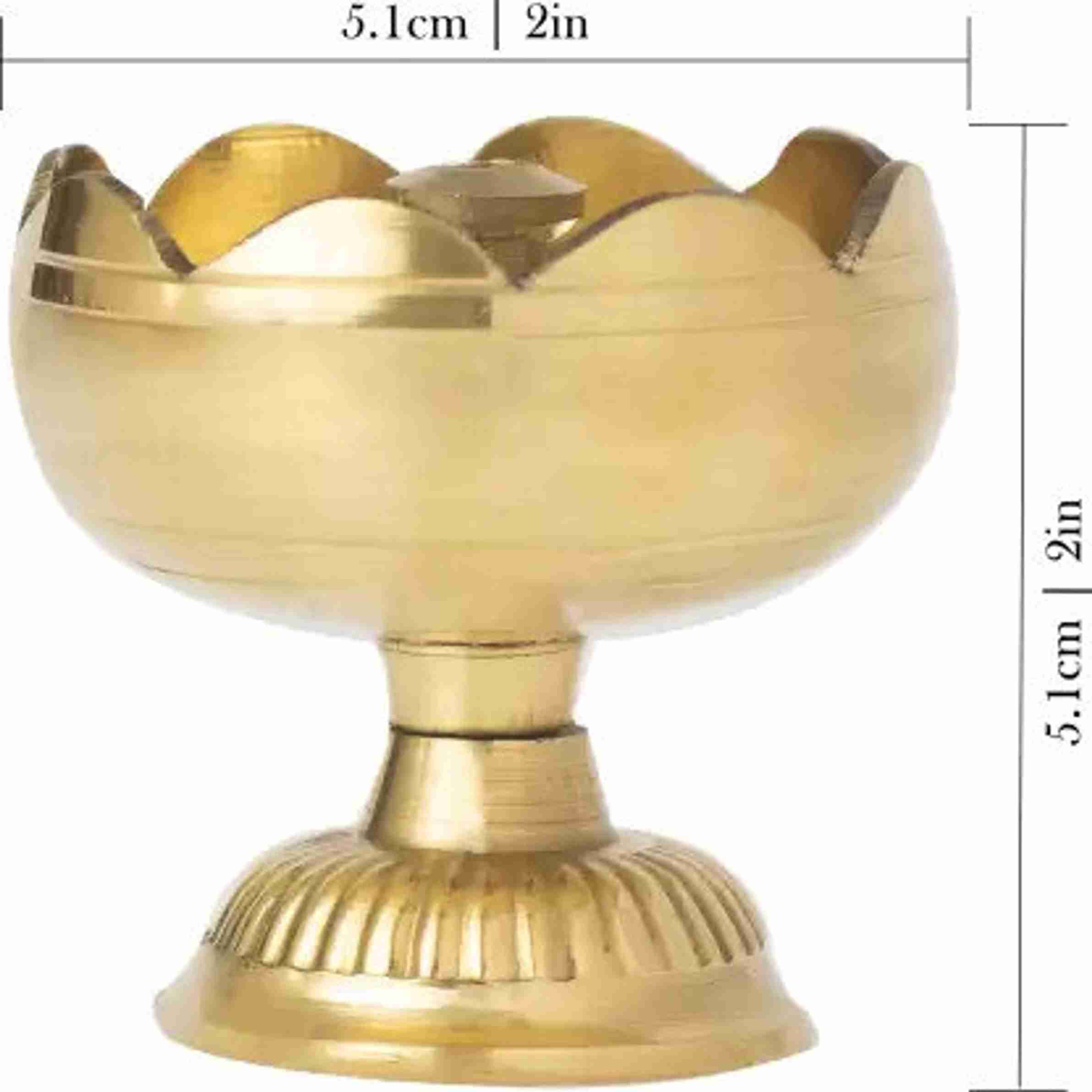 Flipkart SmartBuy Pure Brass Tomato Diya | Akhand Diya | Oil Lamp ...