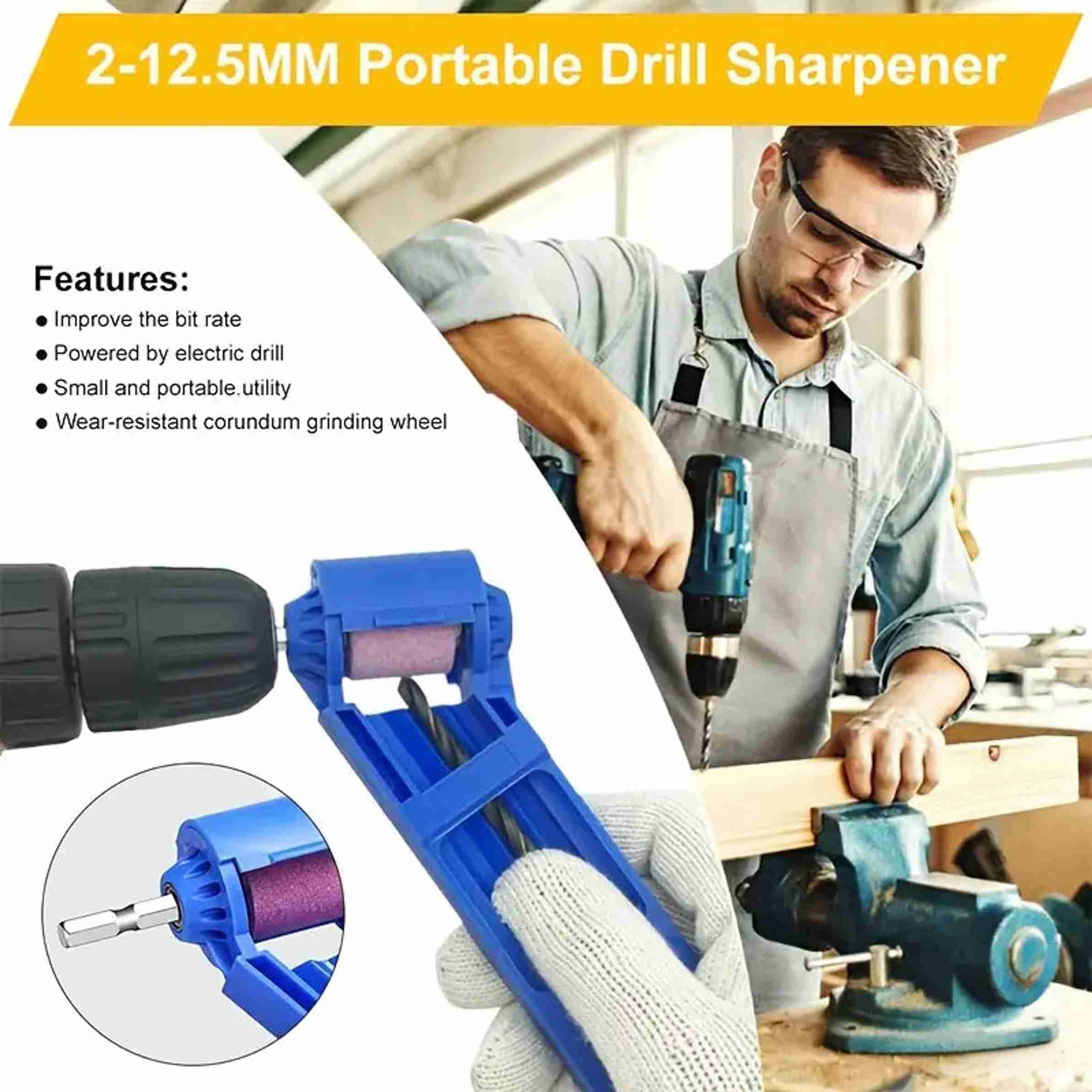 AS TOOL CENTER Carbide Portable Drill Bit Sharpening Machine ...