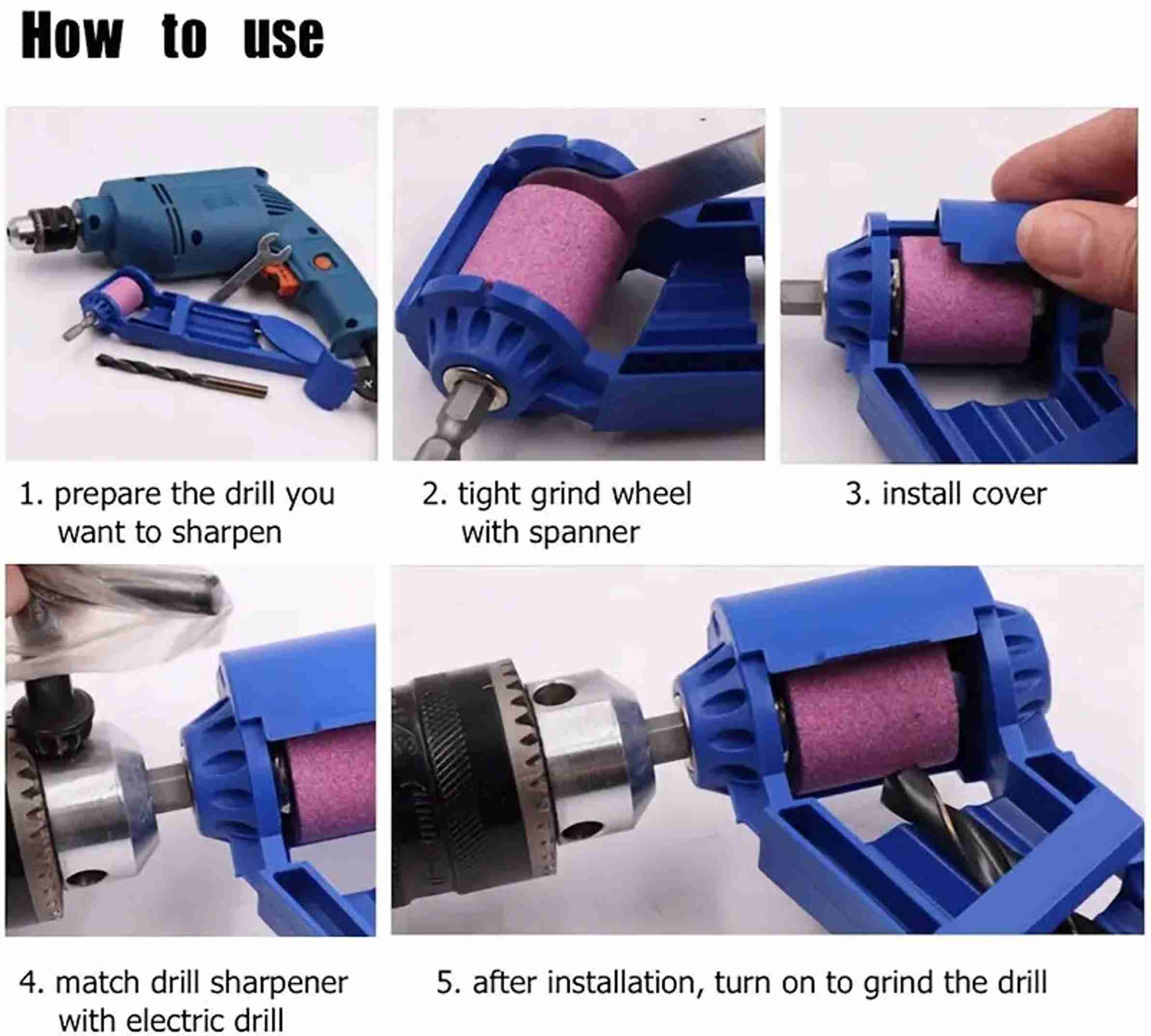 AS TOOL CENTER Carbide Portable Drill Bit Sharpening Machine ...