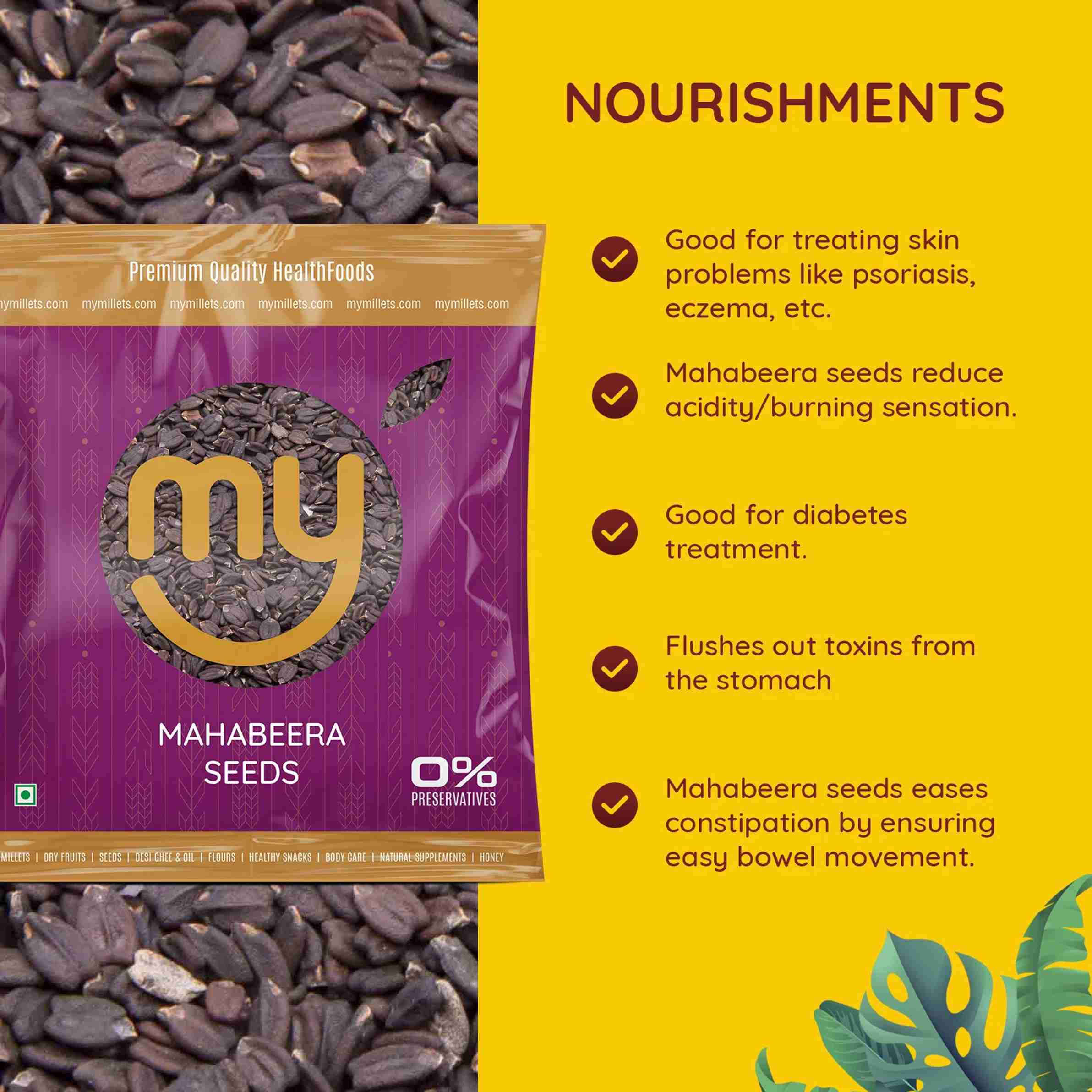 mymillets Mahabeera Ginjalu Basil Seeds Price in India - Buy mymillets ...