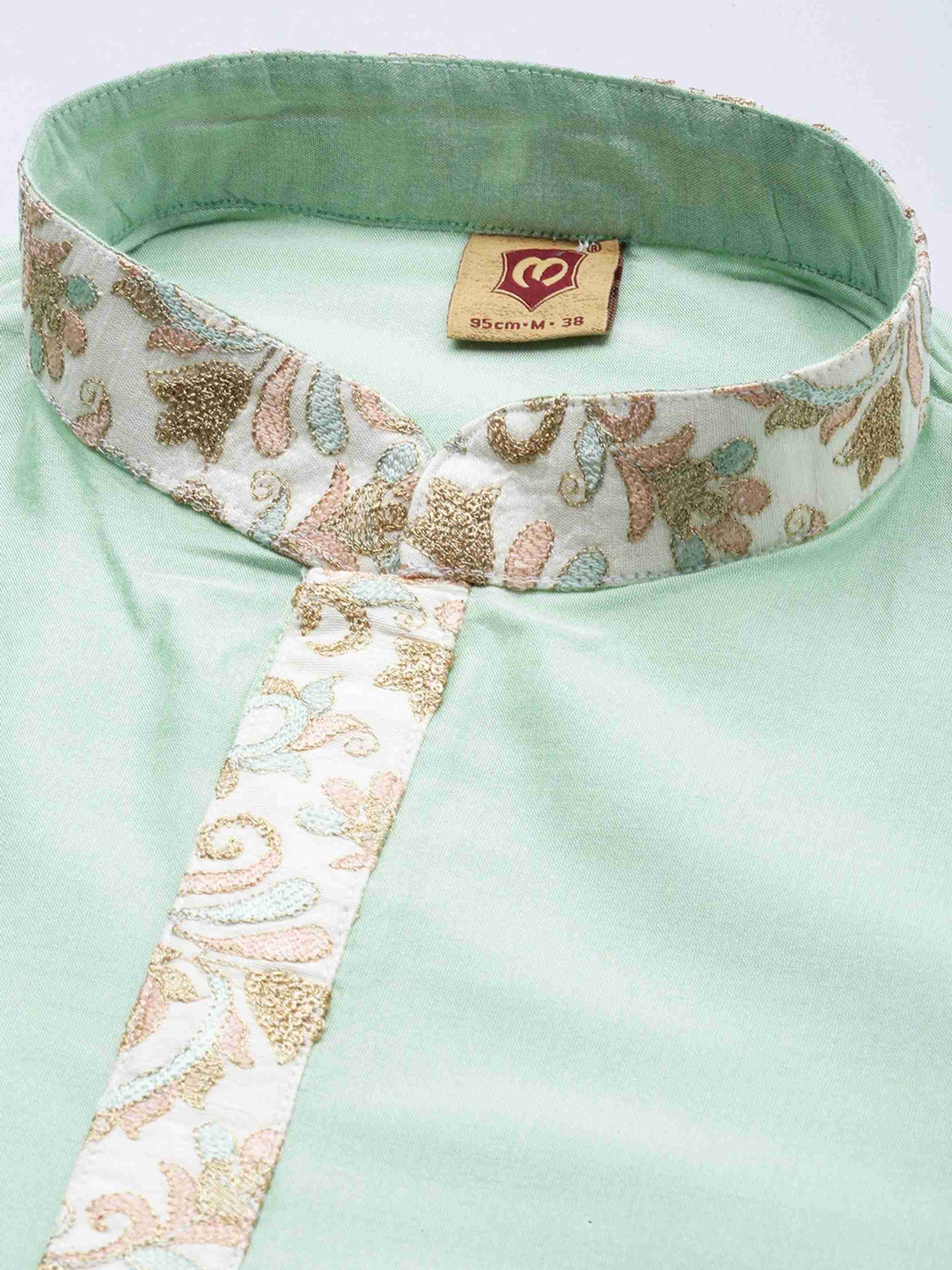 MANYAVAR Men Kurta Pyjama Ethnic Jacket Set - Buy MANYAVAR Men Kurta ...