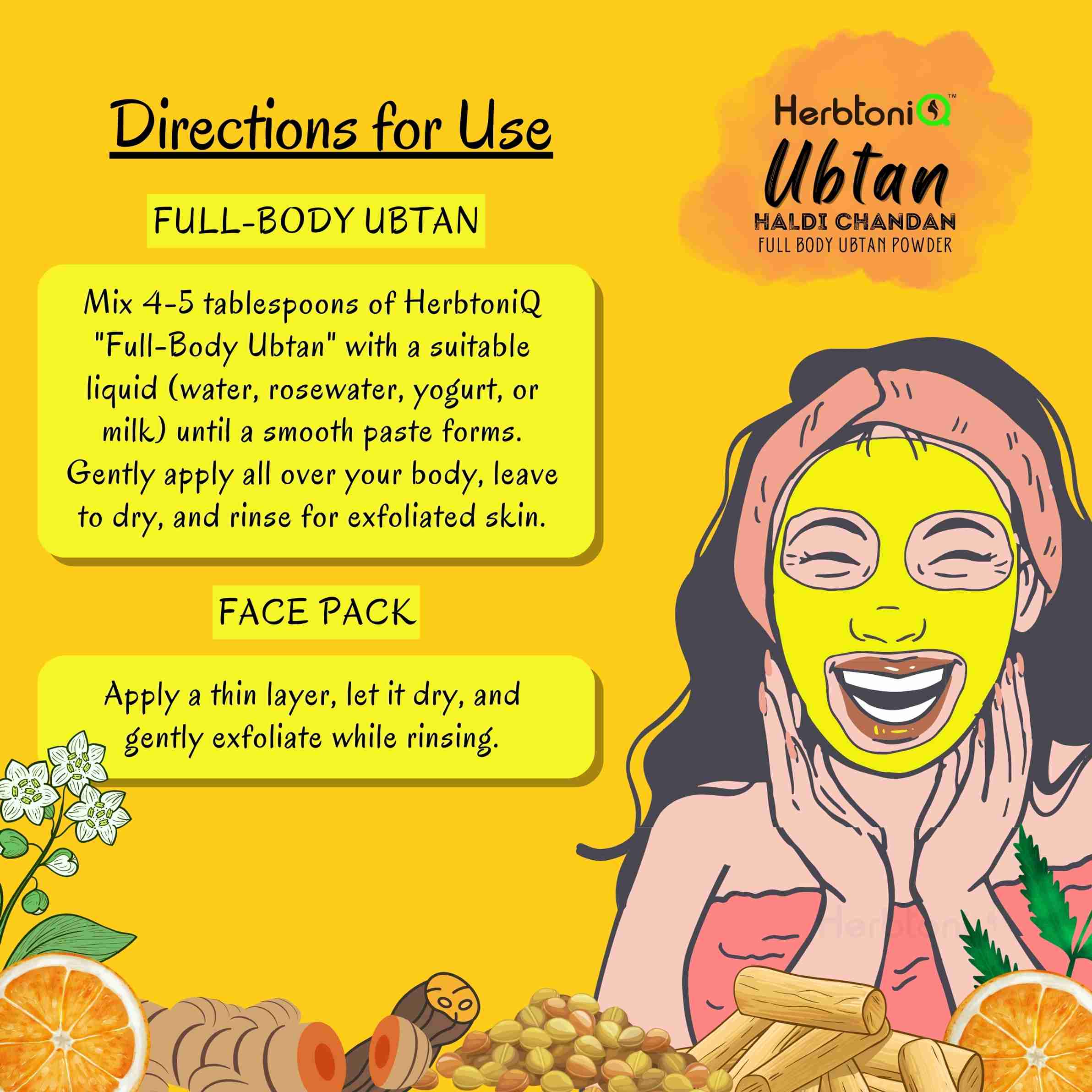 HerbtoniQ Face & Body Ubtan Powder for Ceremon - Price in India, Buy ...