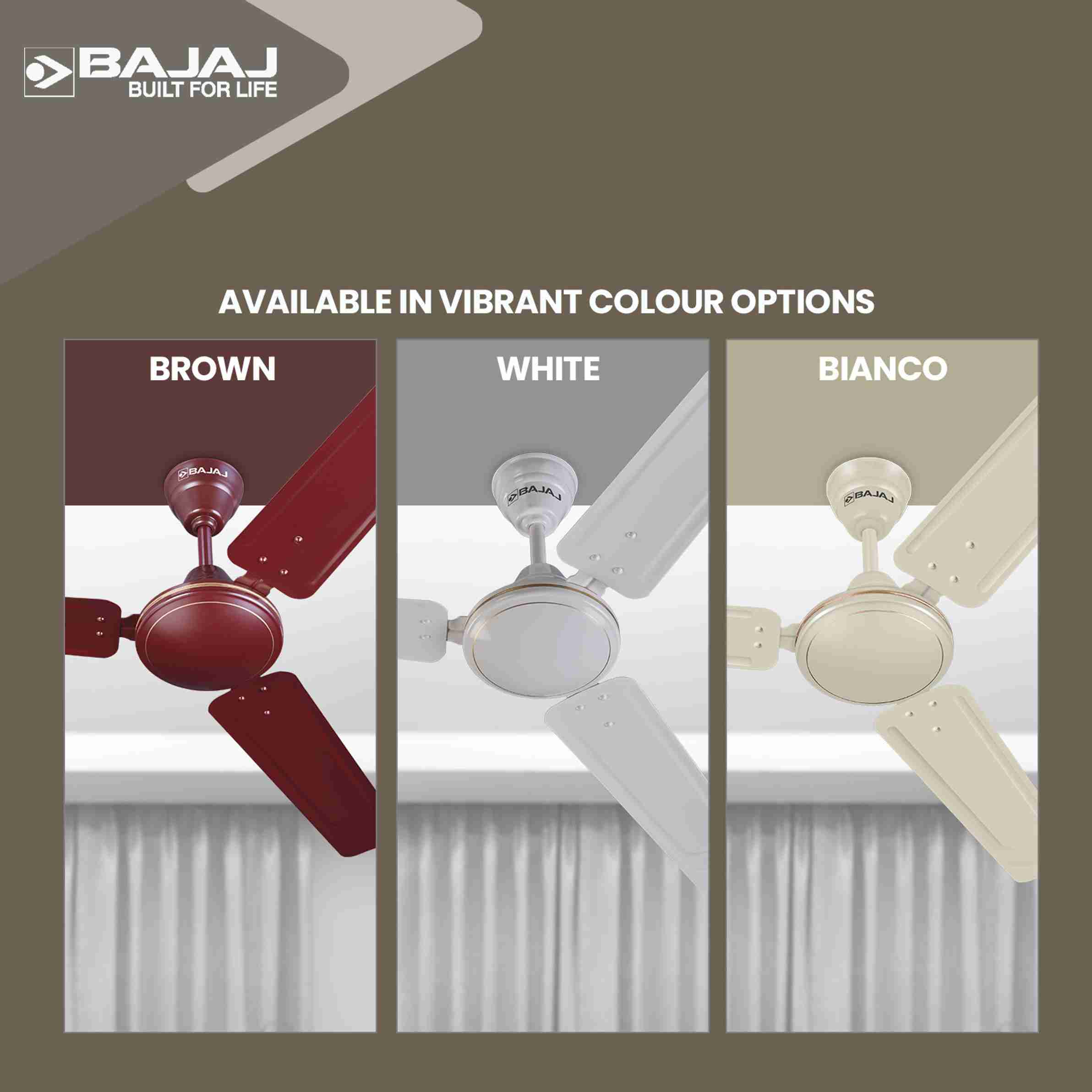 BAJAJ Edge with 2 Year Warranty 1200 mm Ceiling Fan Price in India ...