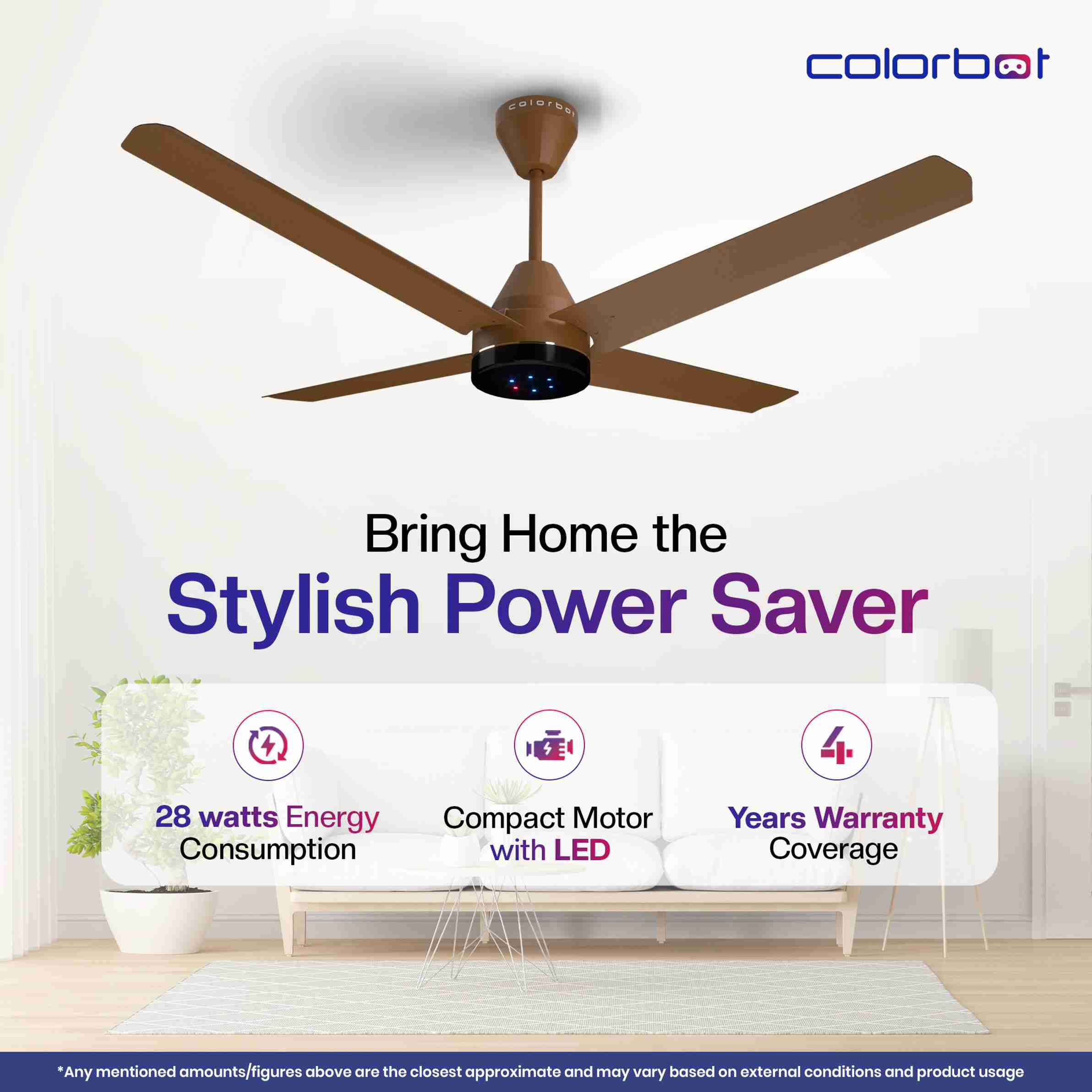 Colorbot Stella Quad with 4 Year Warranty BLDC Motor with Remote 1200 ...