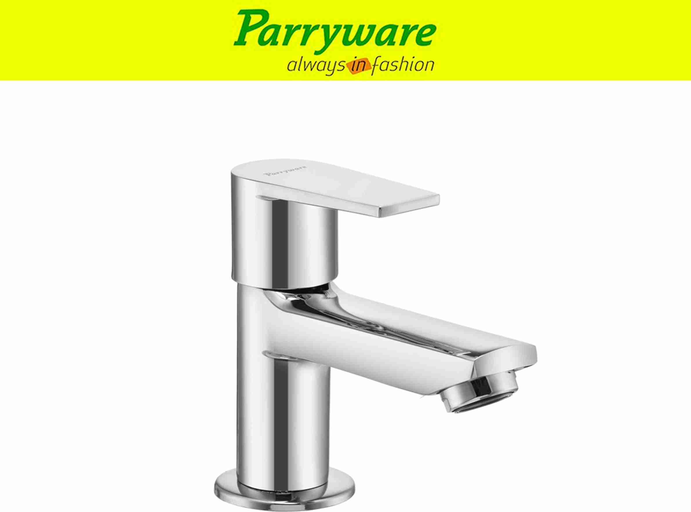 Parryware Praseo Pillar Tap for Wash Basin – Brass Body, Chrome Finish ...