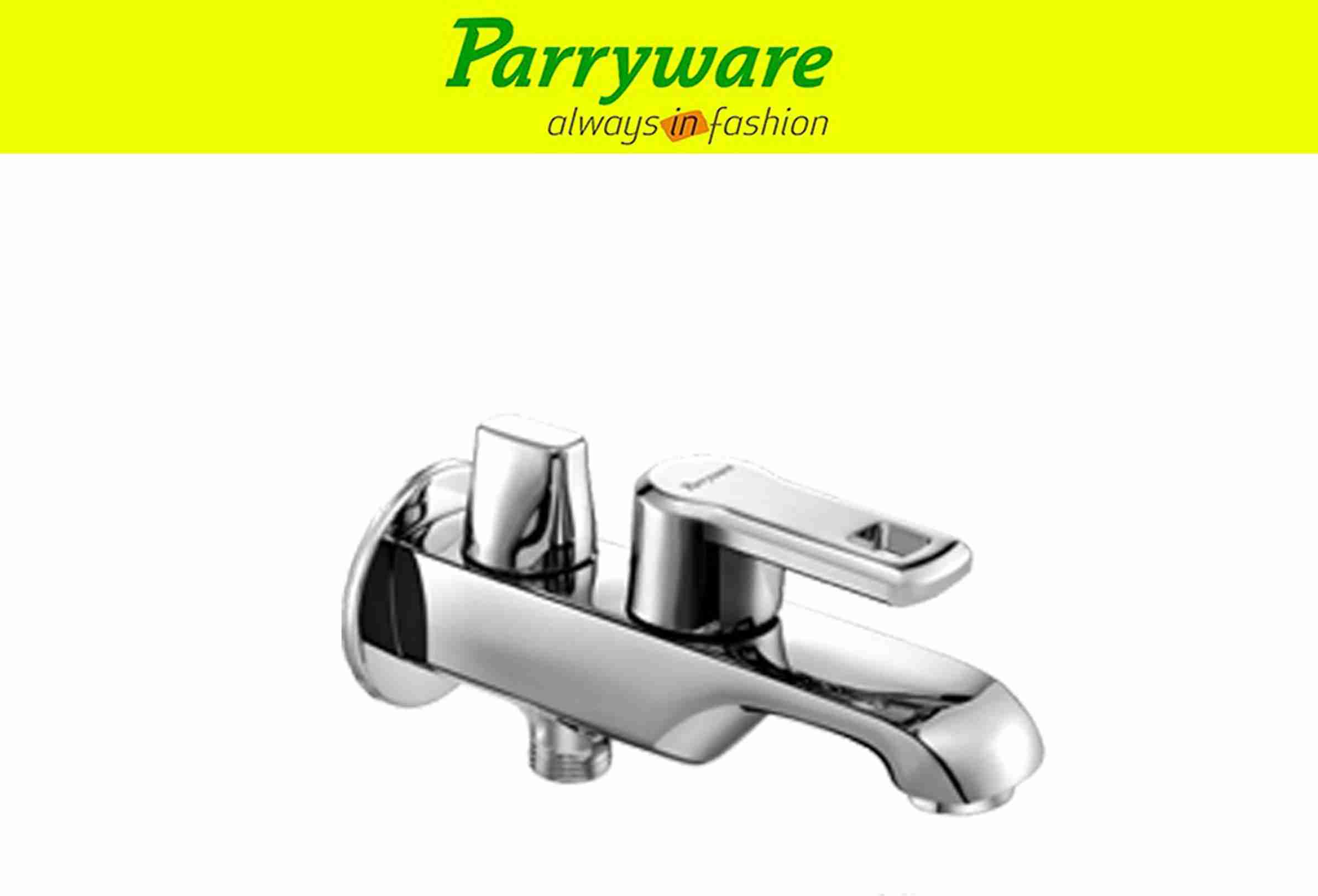 Parryware Vista Two-in-One Bib Cock Tap – Wall Mounted Brass set of 4 ...