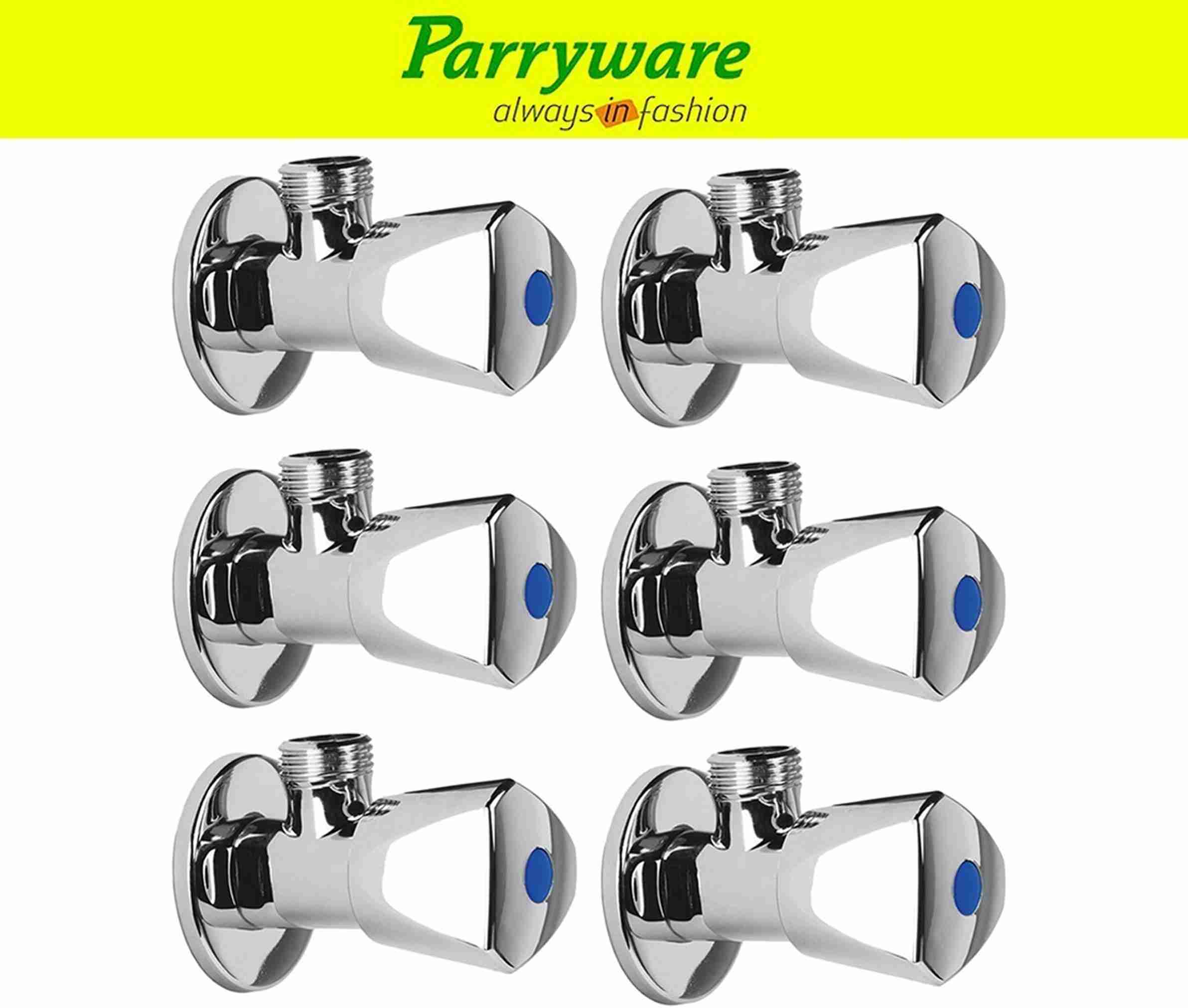 Parryware Trigon Brass angle valveTap set of 6 pic 320 Angle Cock ...