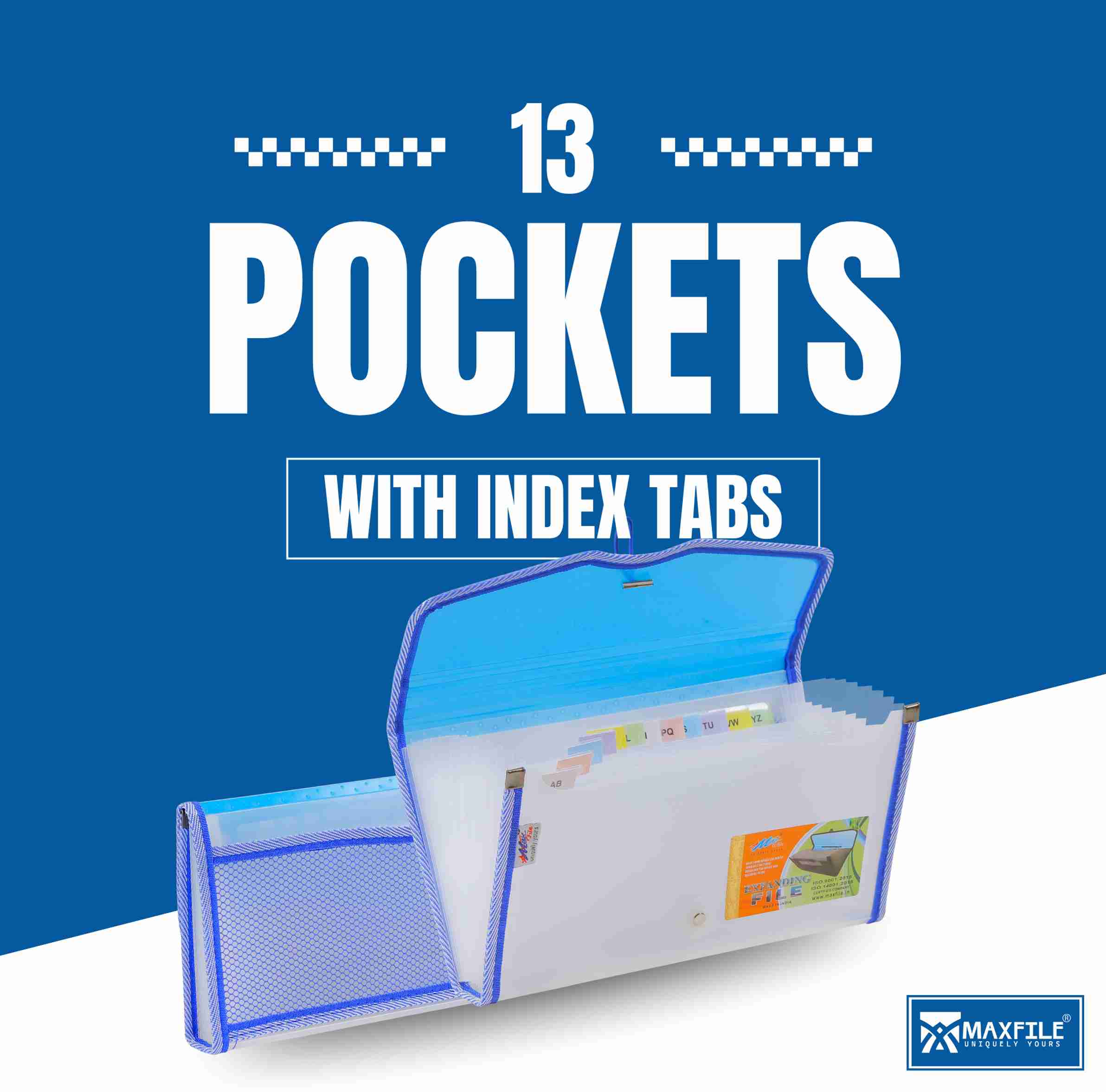 Flipkart.com | MaxFile 100% Virigin Polypropylene Expanding File Folder ...