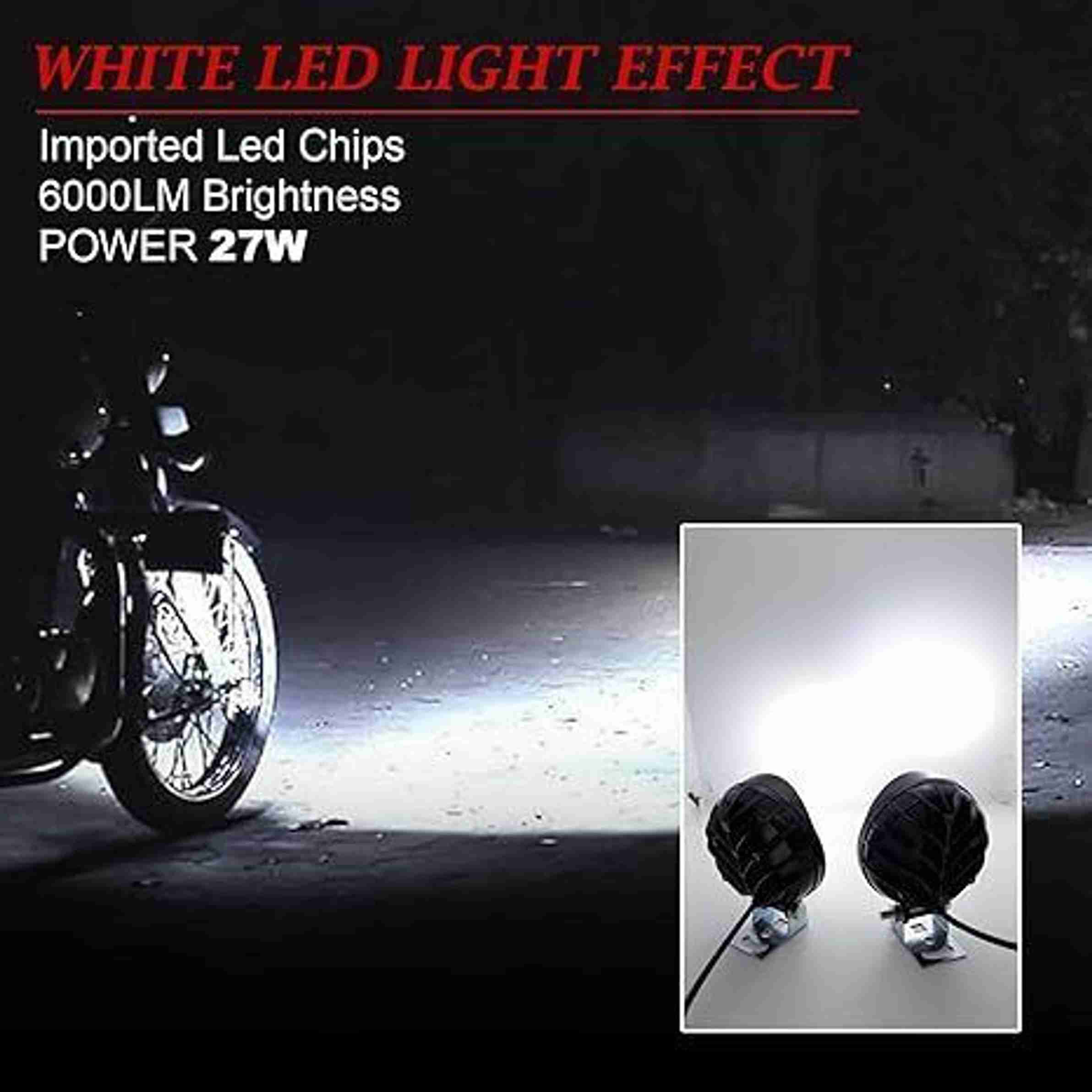 Aarsh STORE LED Fog Lamp Unit for Bajaj, Hero, Honda, TVS, Suzuki, KTM ...