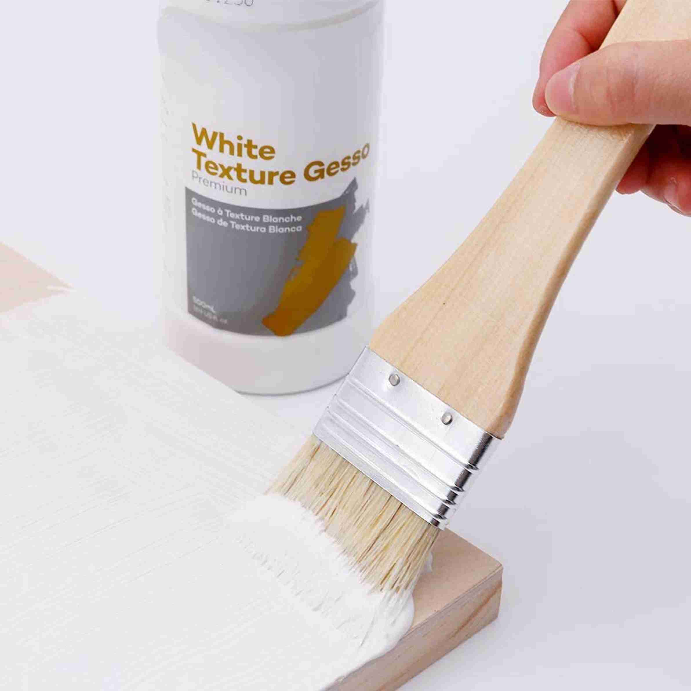 Gold Leaf White Texture Gesso 250Ml White Gesso for Oil Painting ...