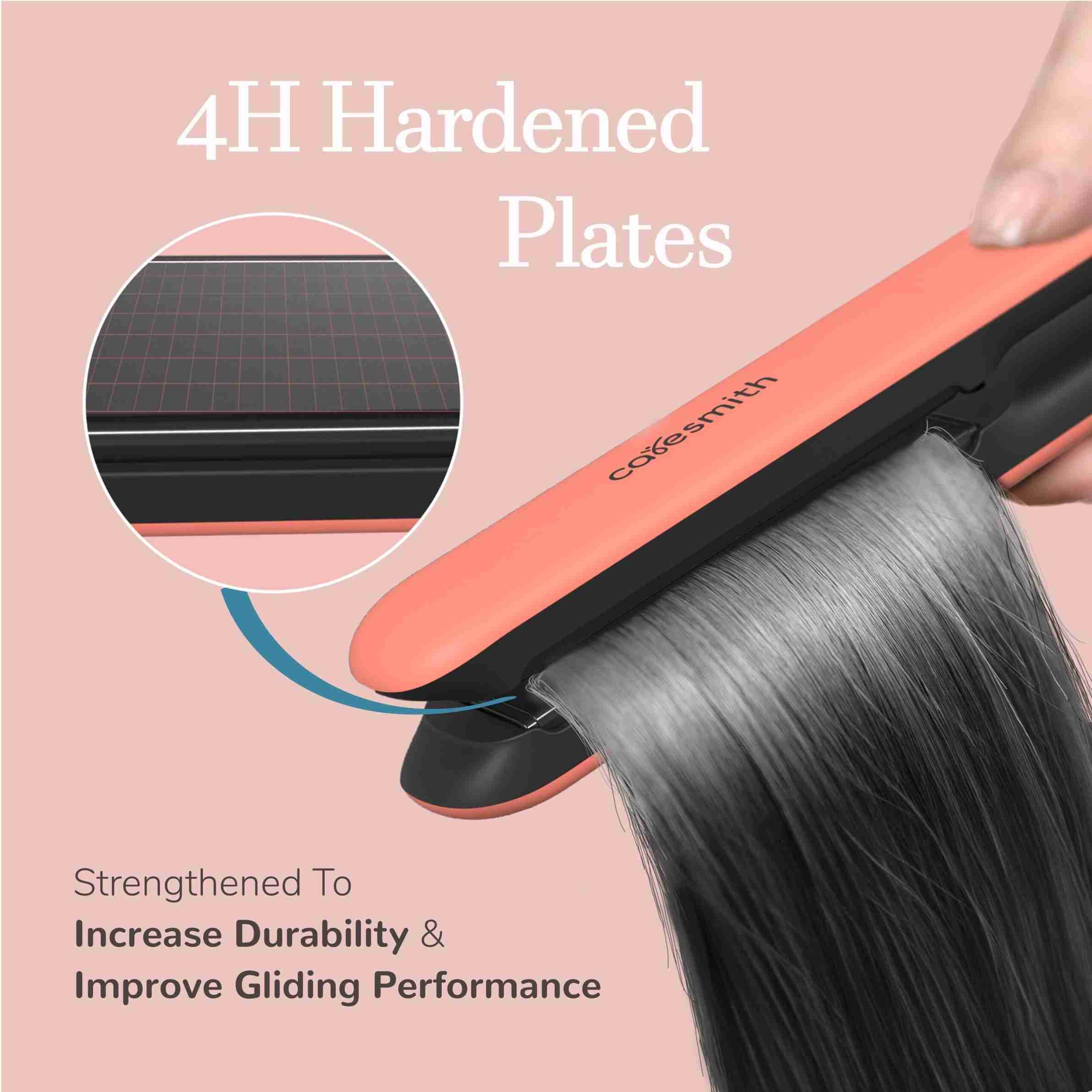 caresmith Bloom Styler for Shiny & Friz free Hair Straightener ...