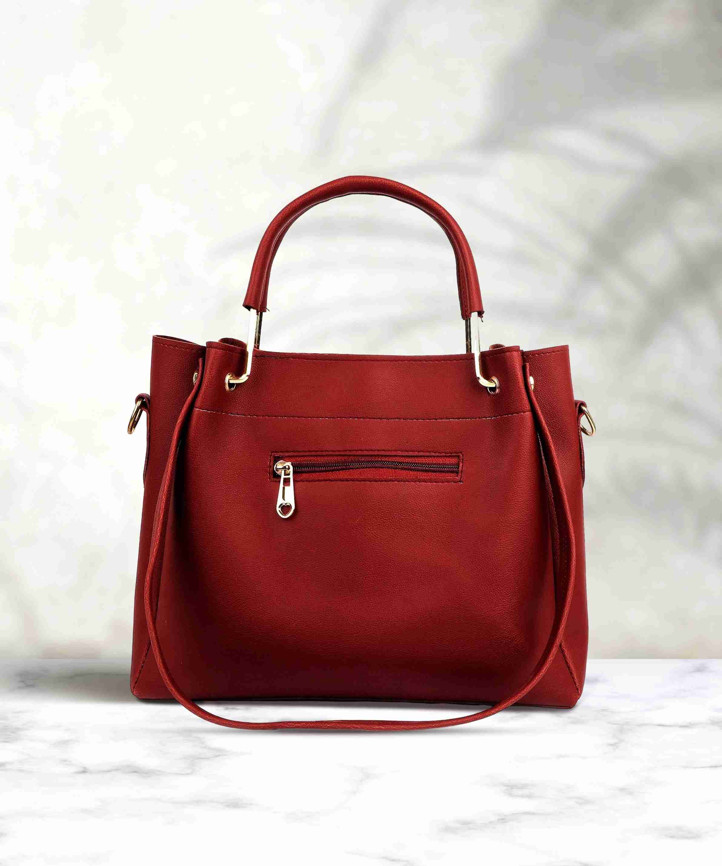 Buy LIKE STYLE Women Maroon Handbag MAROON Online @ Best Price in India ...