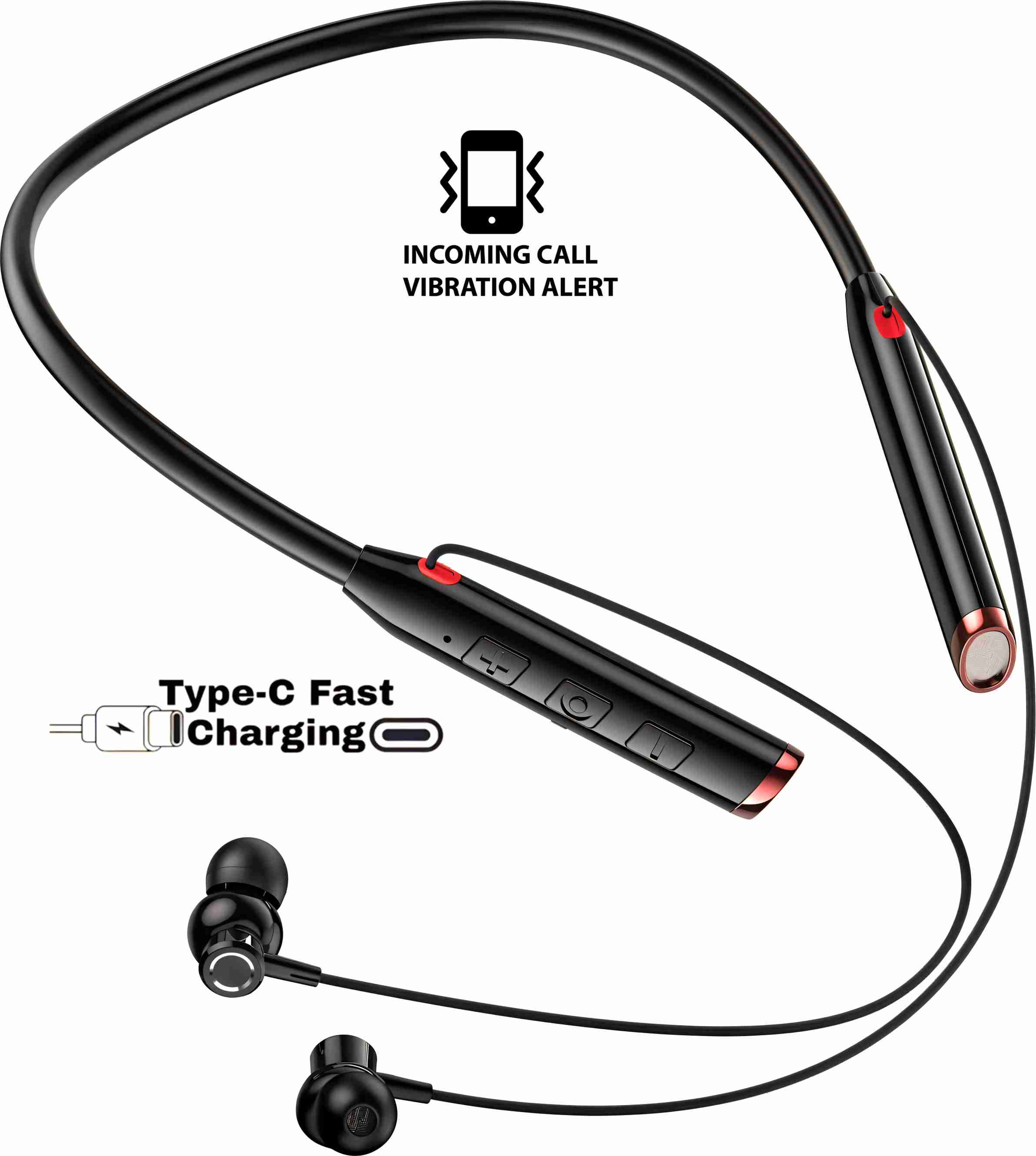 MR.NOBODY Vibration Alert, 48 Hours Playtime, Crystal Clear Sound,360 ...