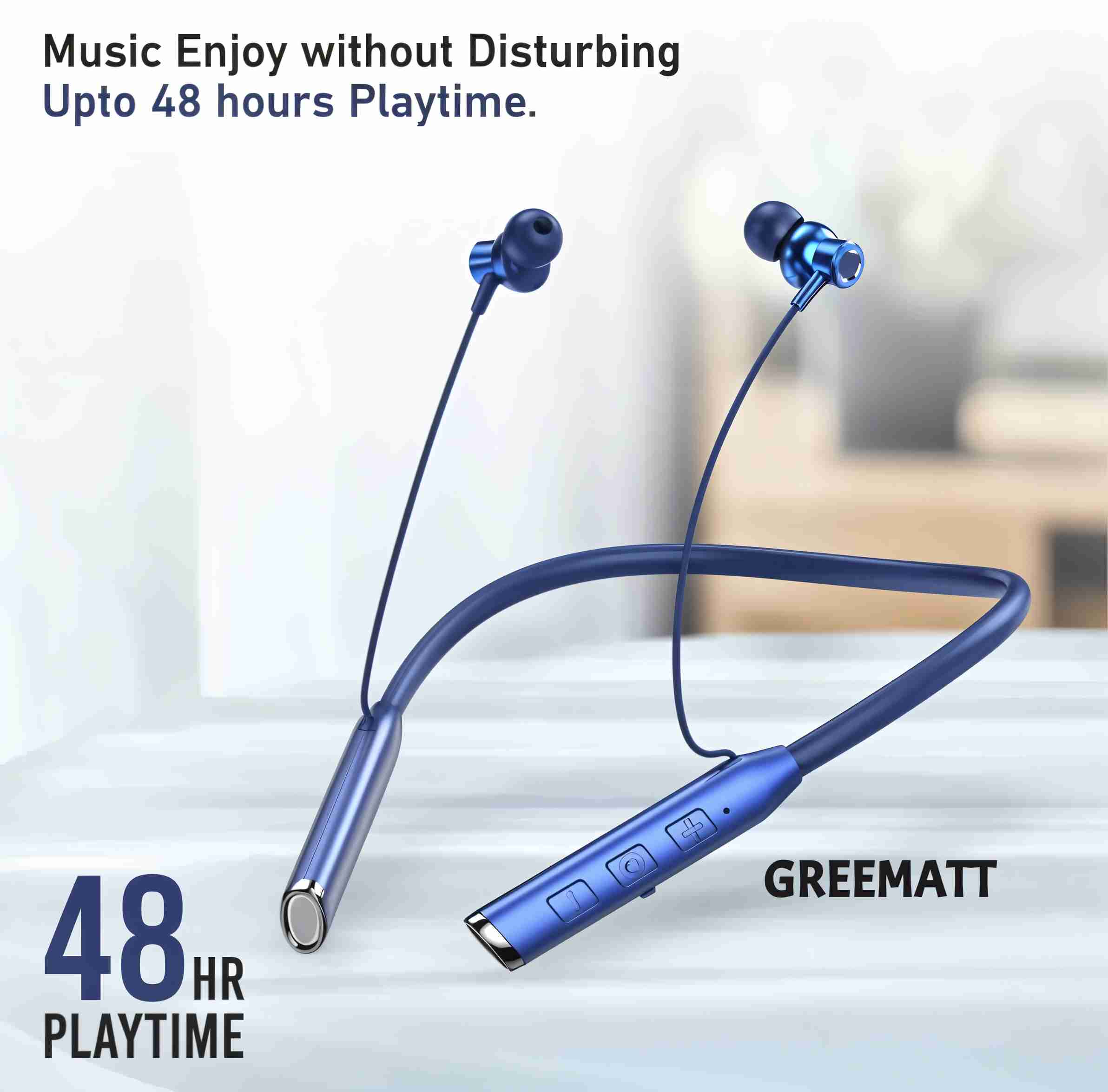 GREE MATT Vibration Alert, 48 Hours Playtime, Crystal Clear Sound,360 ...