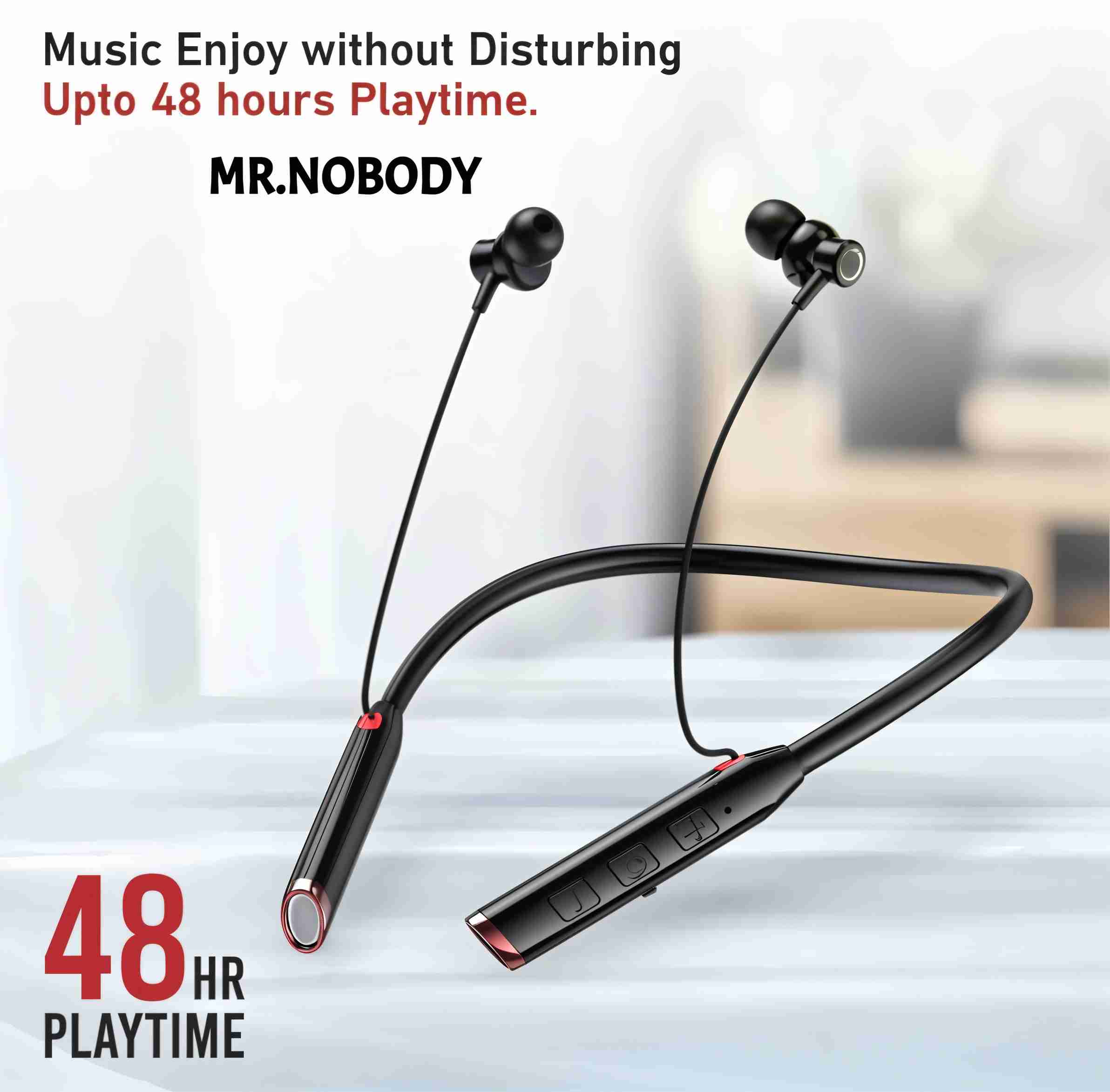 MR.NOBODY Vibration Alert, 48 Hours Playtime, Crystal Clear Sound,360 ...